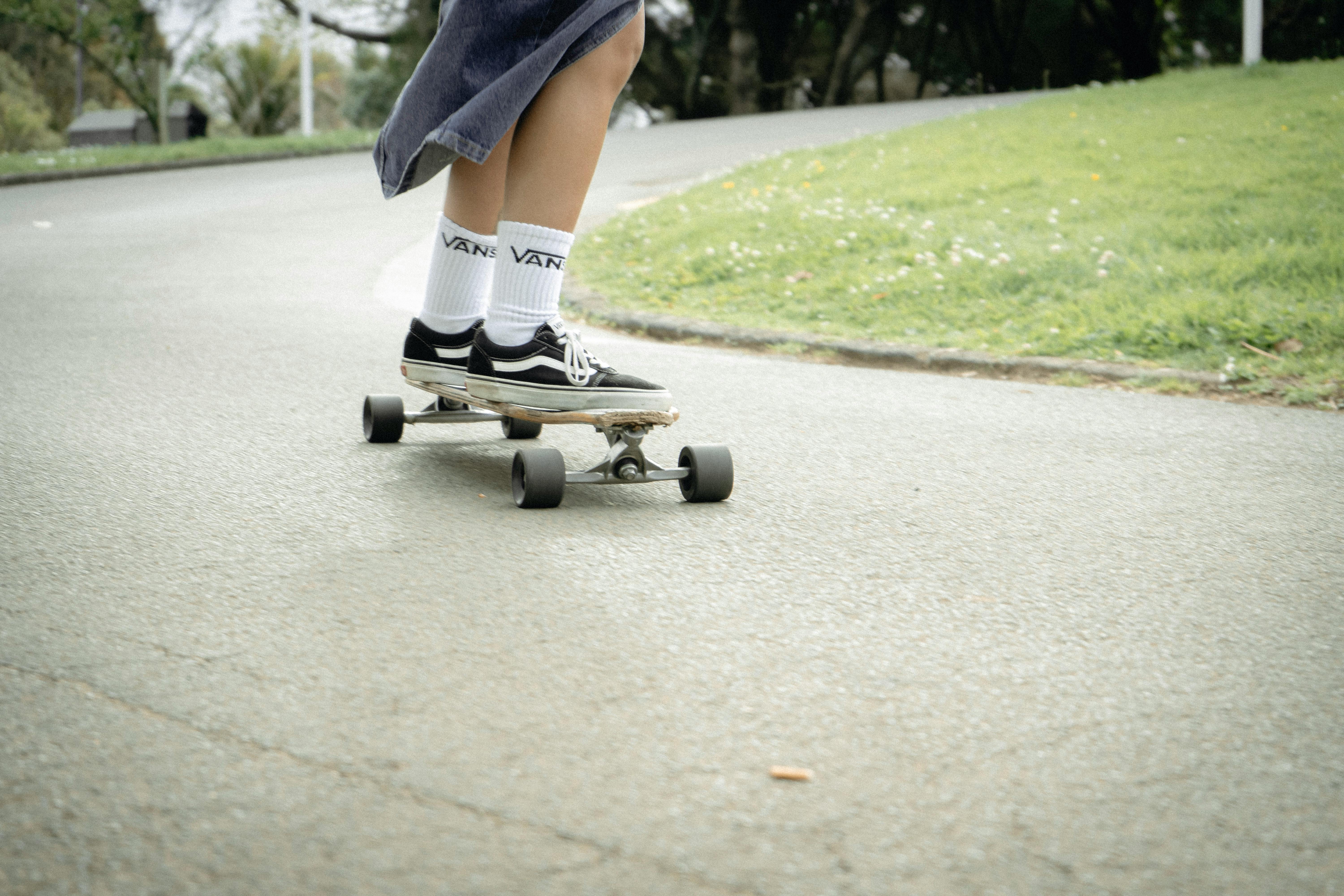 Legs of Woman Skateboarding · Free Stock Photo