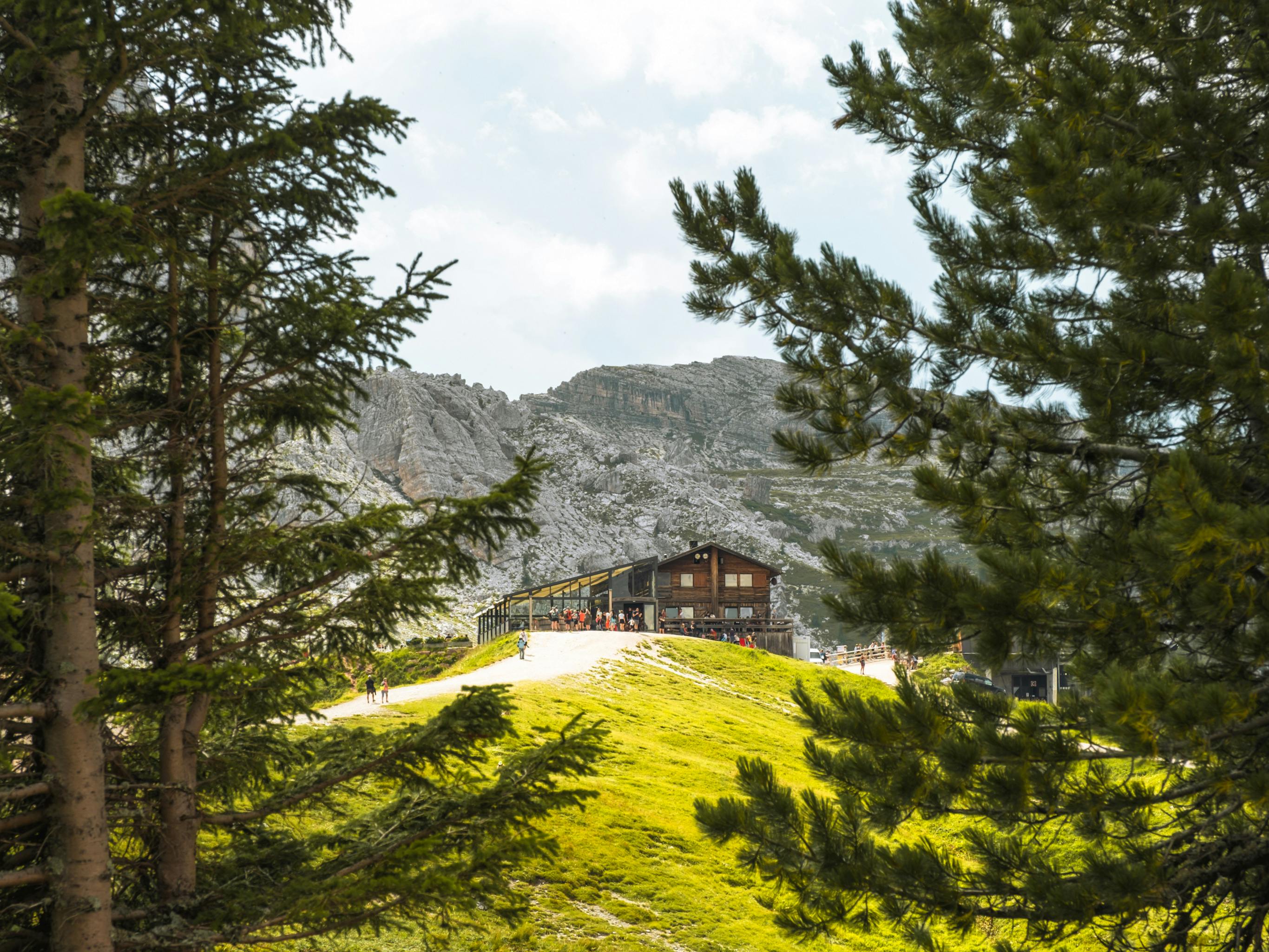 Mountain Hut on a Forest Glade · Free Stock Photo