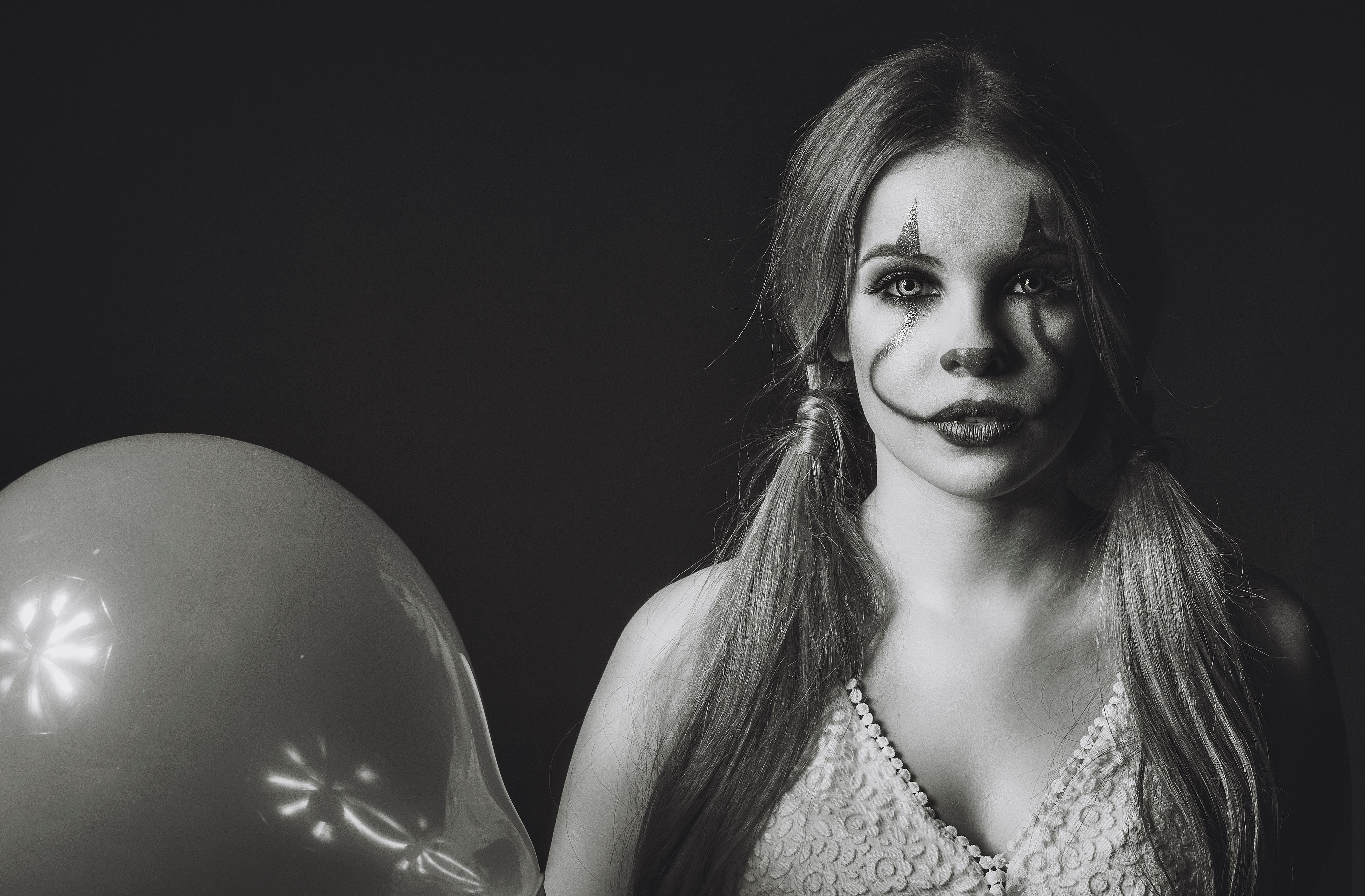 Free stock photo of b&w, fear, horror