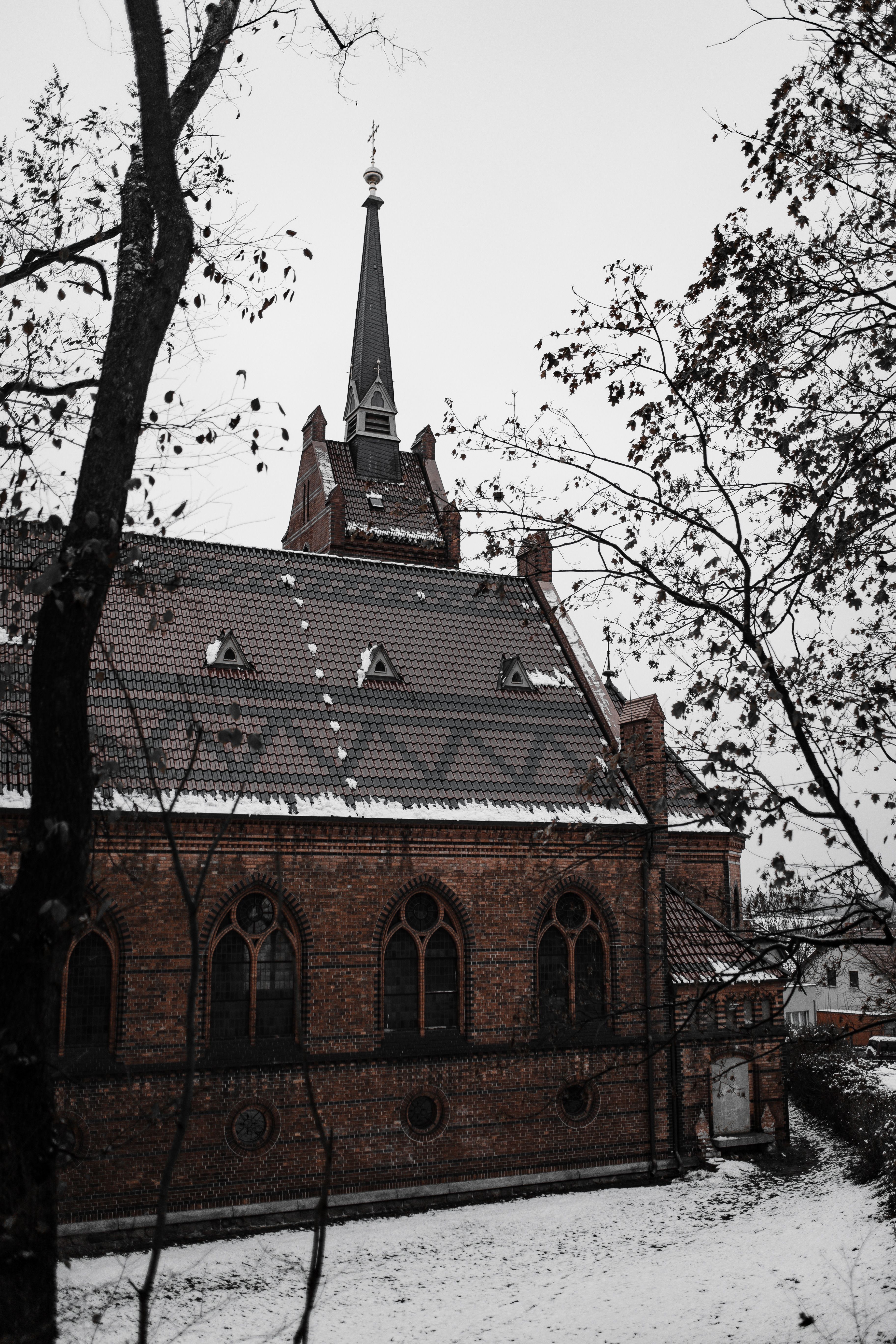Gothic Church in Winter · Free Stock Photo