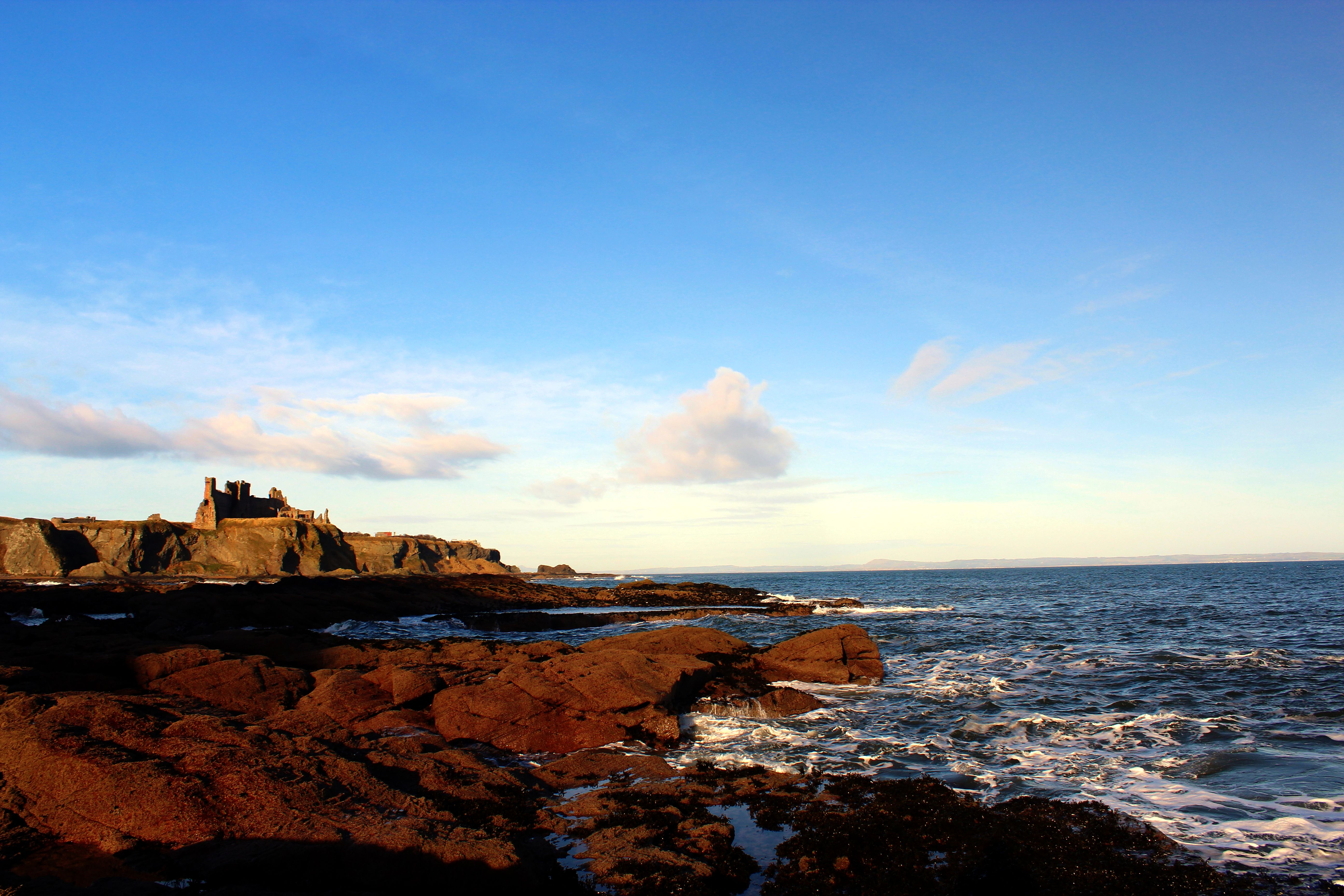 Free stock photo of blue, cliffs, clouds Stock Photo