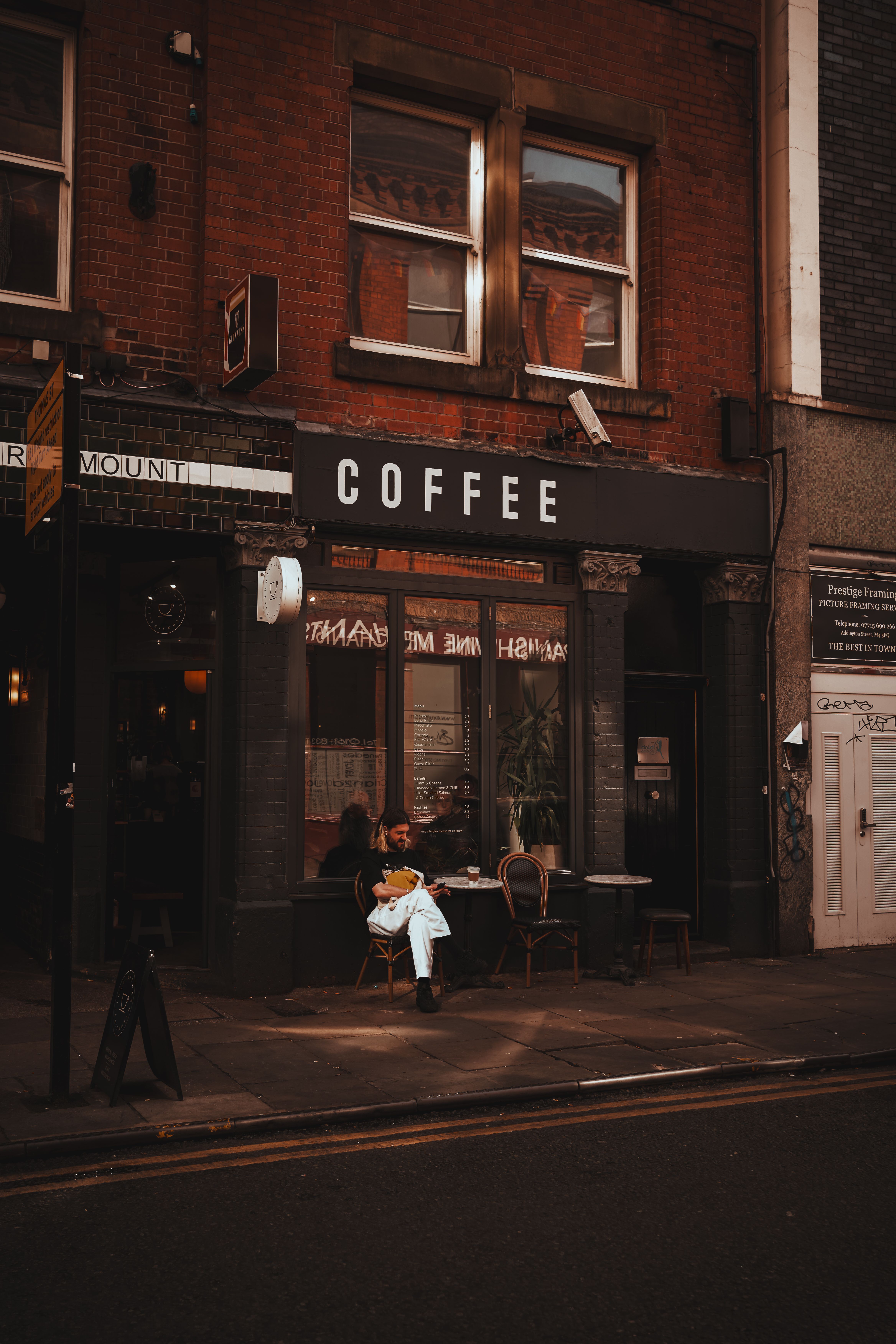 Cafe by the Street · Free Stock Photo