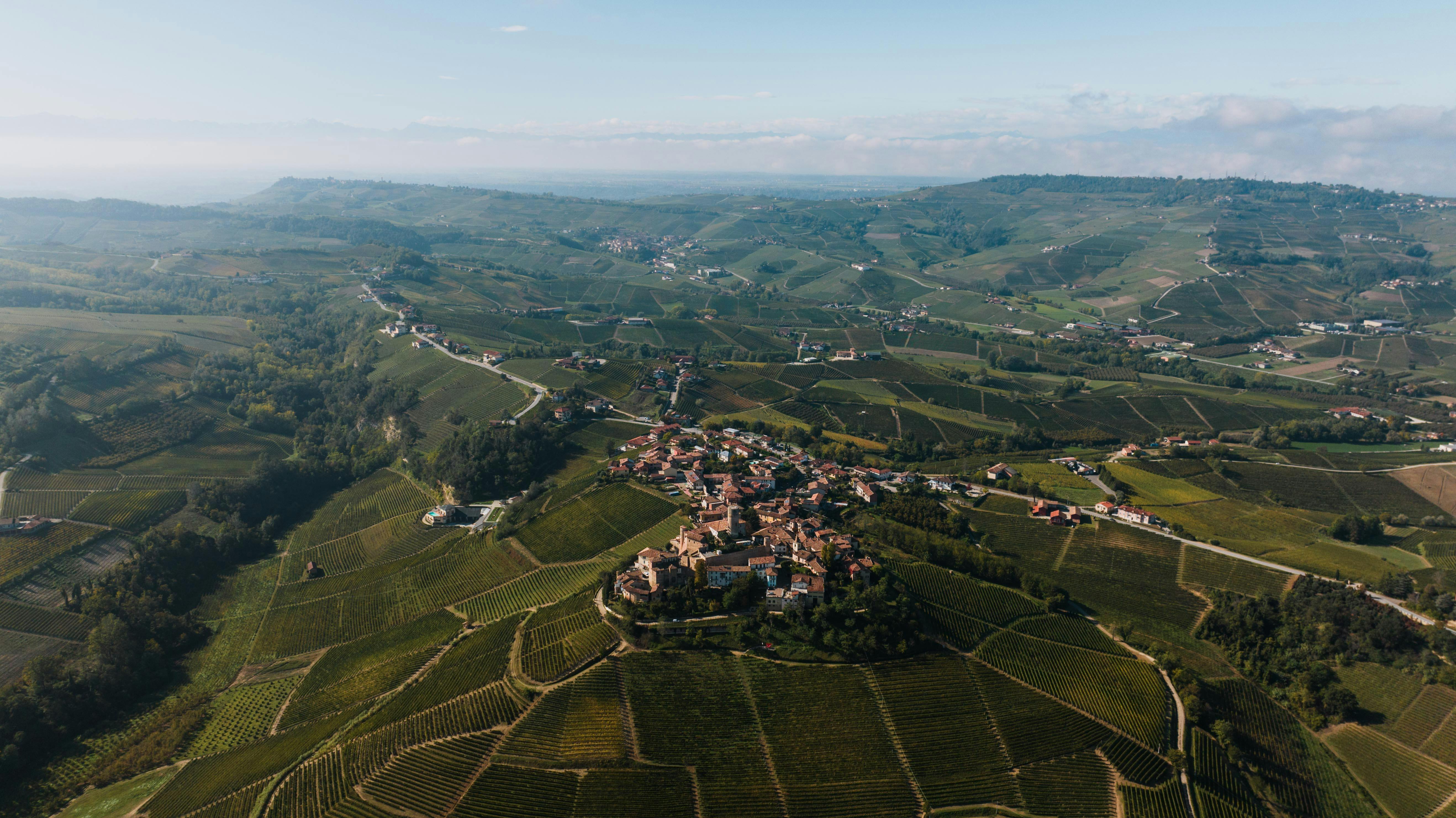 Rural Landscape in Birds Eye View · Free Stock Photo