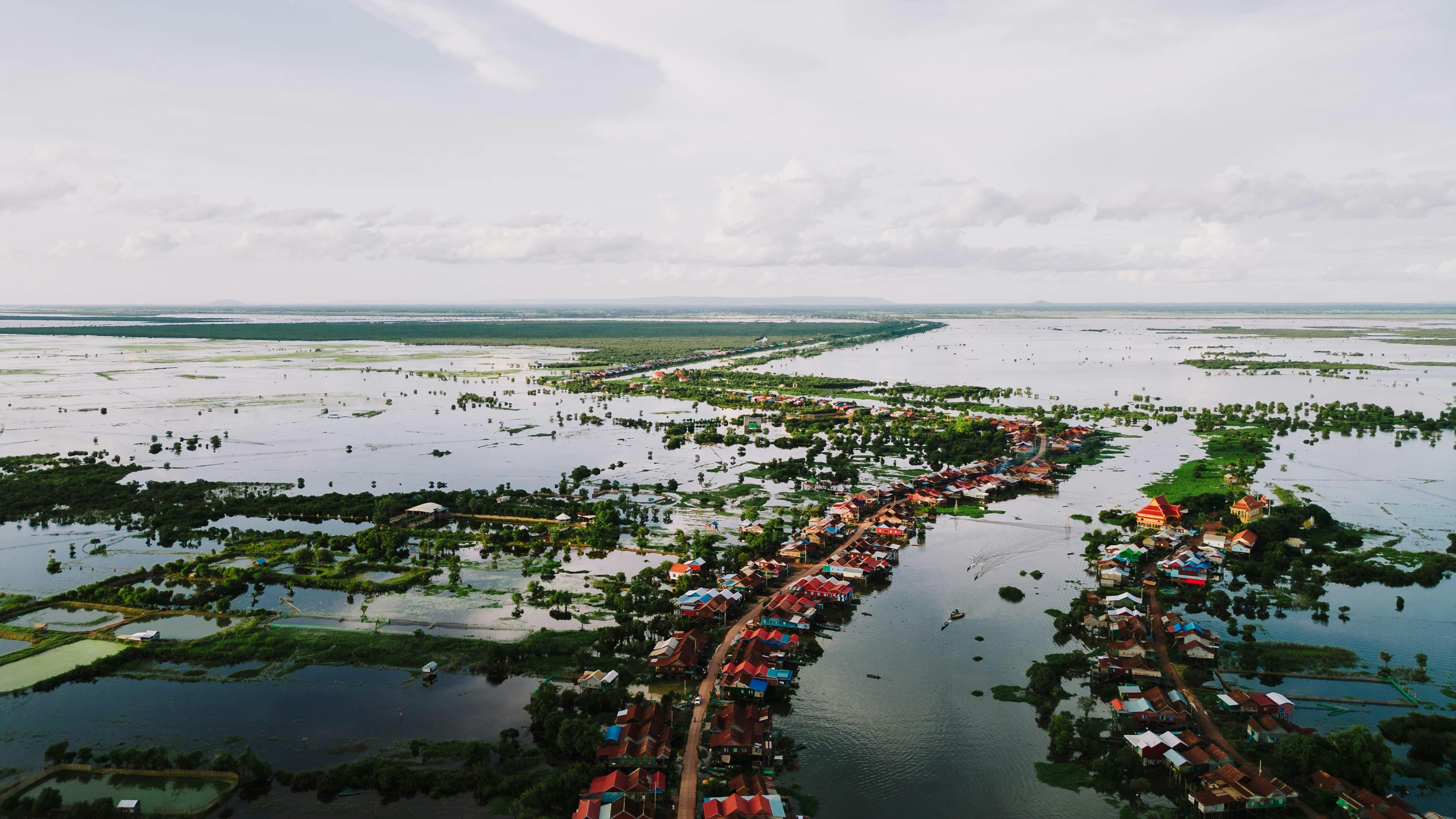 Town Among Lakes in Cambodia · Free Stock Photo