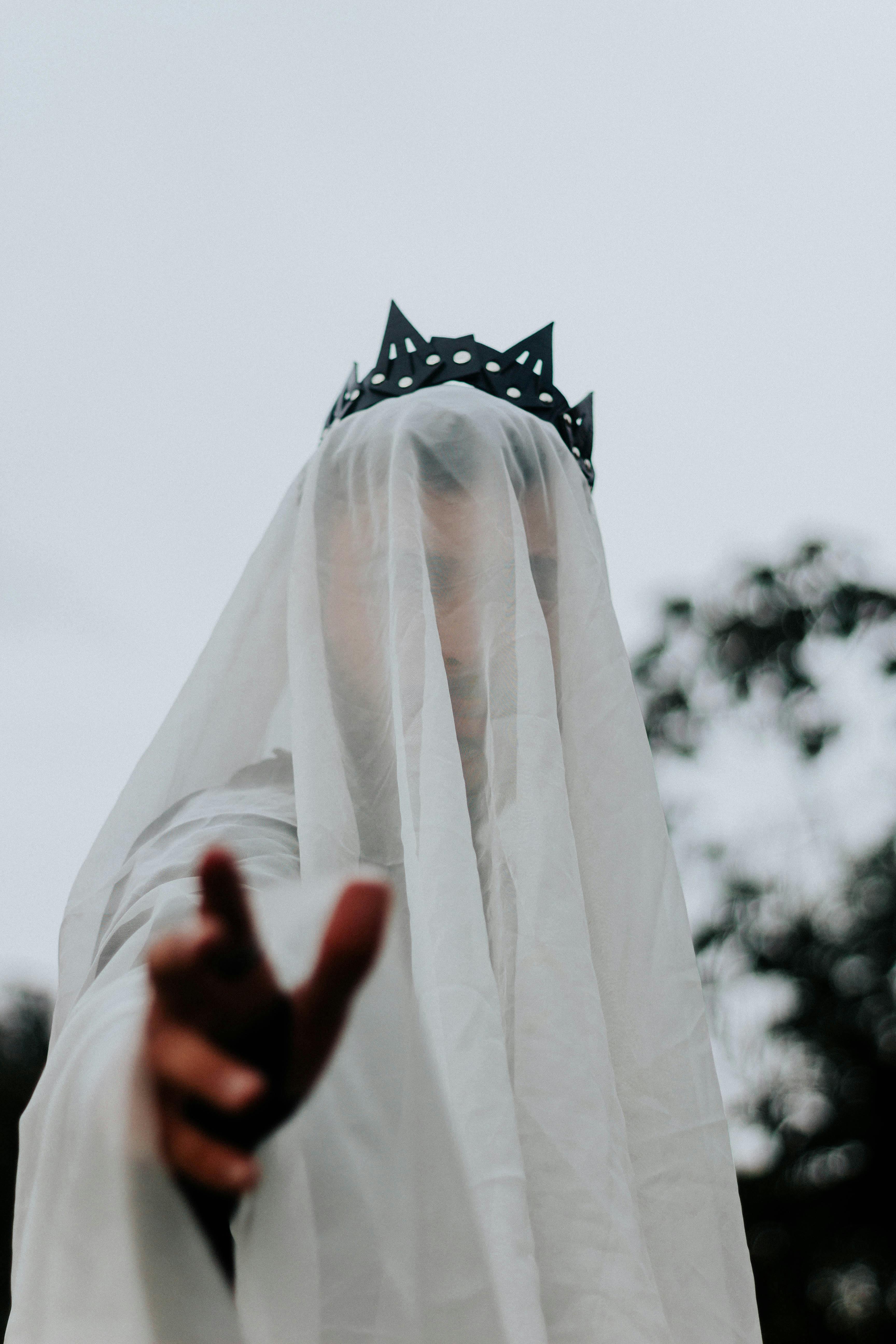 Portrait of Man Wearing Veil · Free Stock Photo