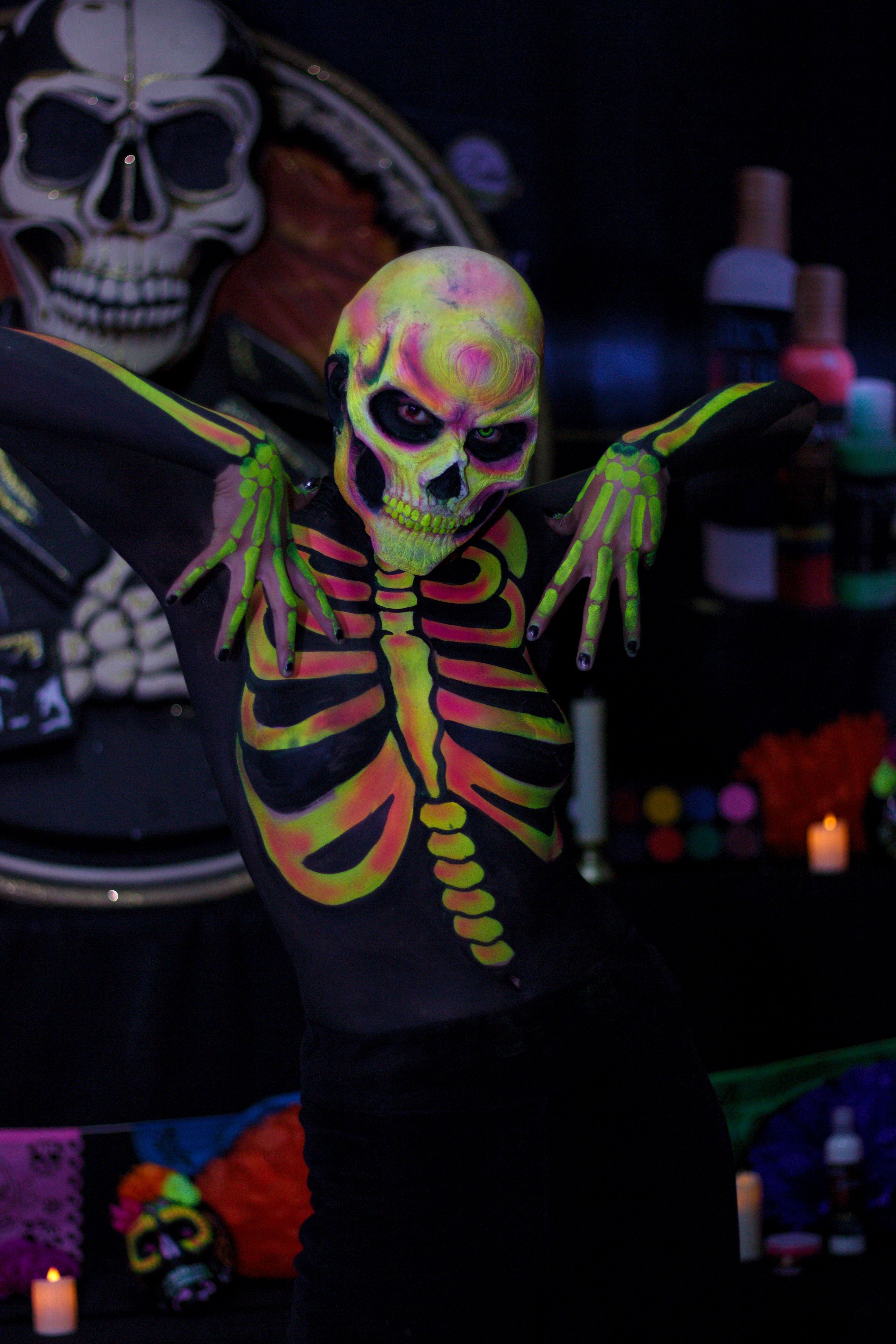 Neon Skeleton Art Photos, Download The BEST Free Neon Skeleton Art ...