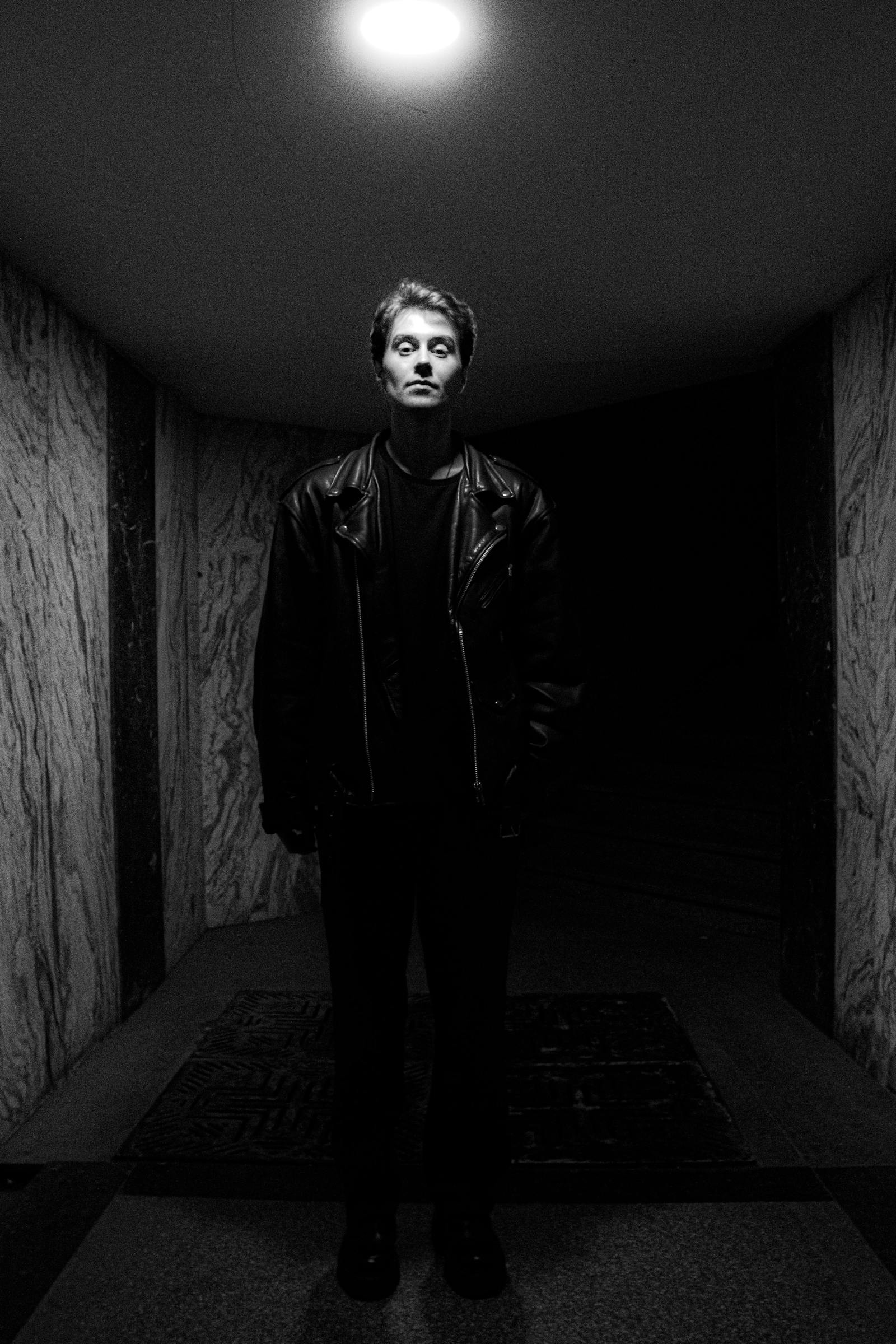 Man Wearing Leather Jacket Photos Download The Best Free Man Wearing