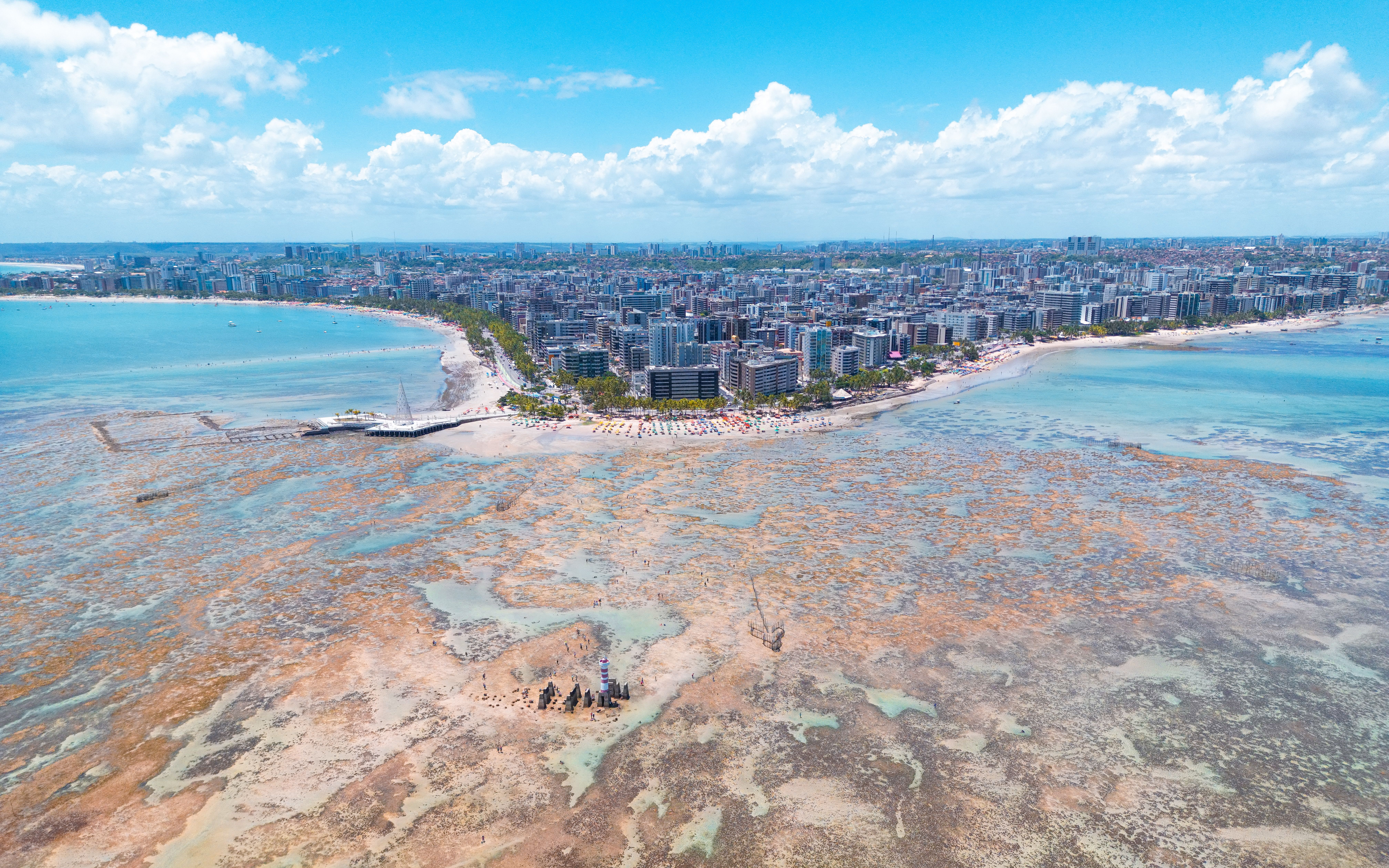 Sandbanks on Sea Coast in Maceio in Brazil · Free Stock Photo