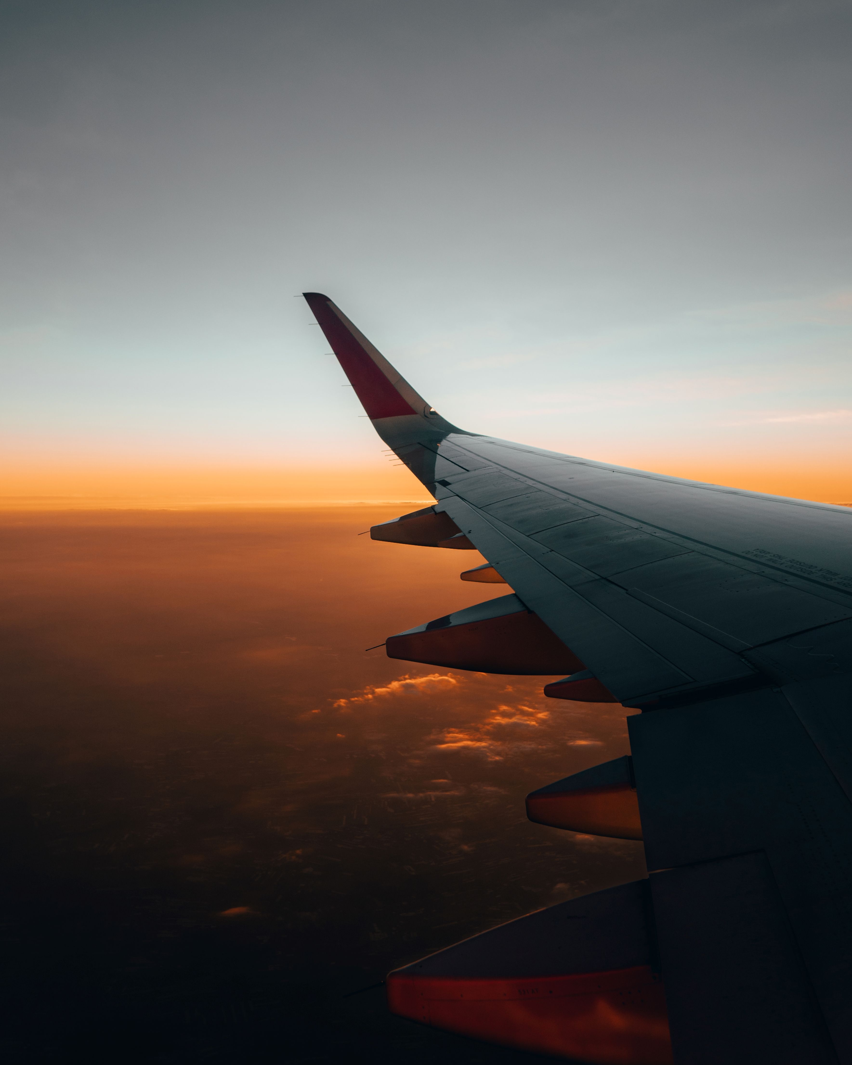 Foto de stock gratuita sobre ala, ala de avión, alba, altitud, amanecer ...