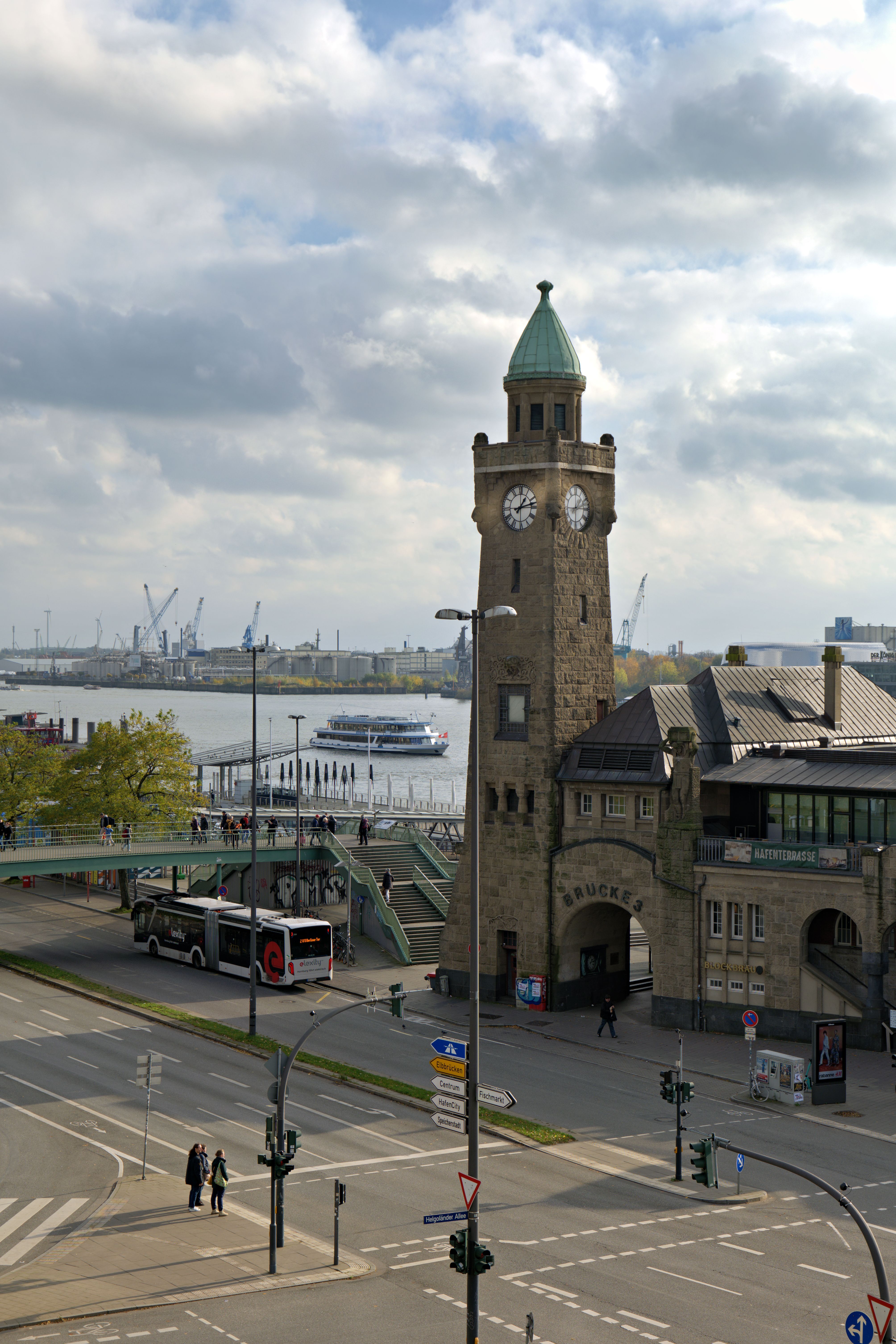 Clock Tower in Hamburg · Free Stock Photo