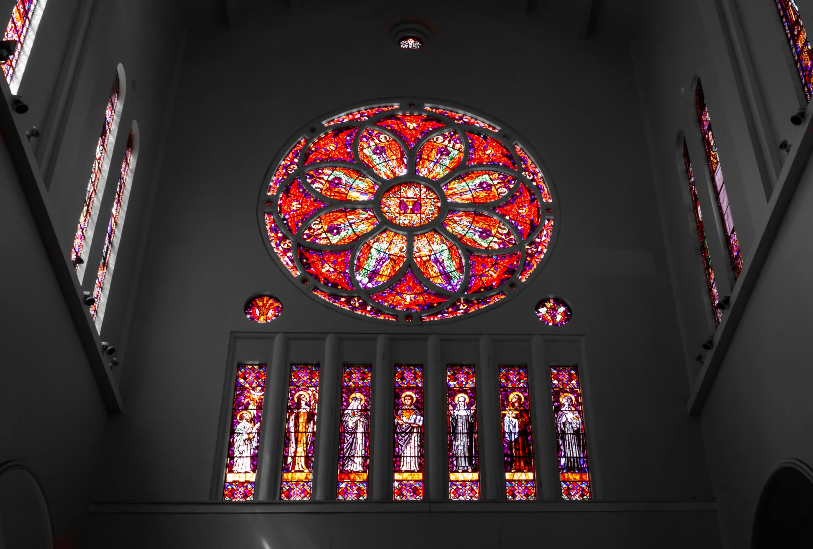 Jesus Christ Stained Glass Artwork · Free Stock Photo