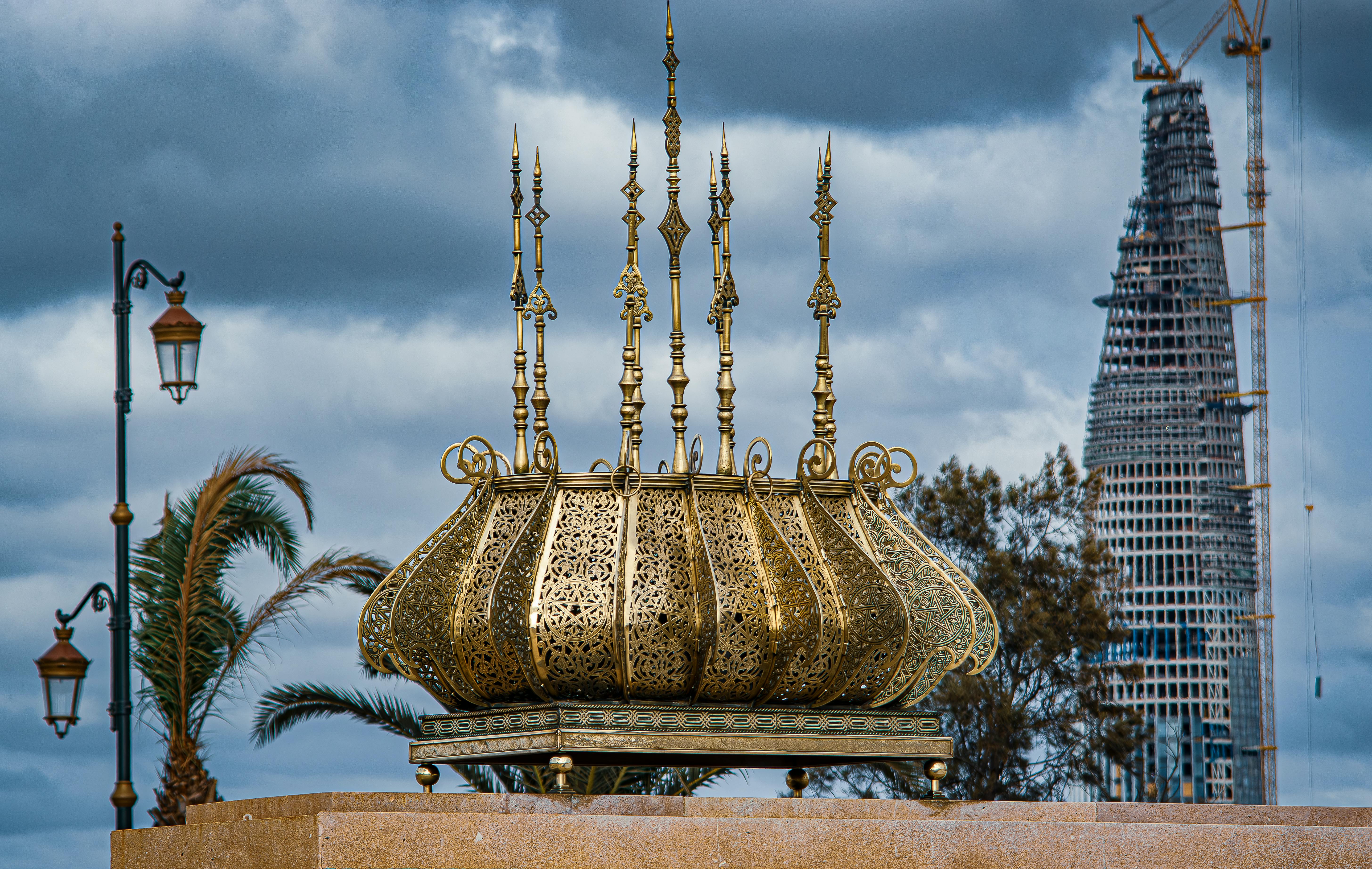 Tourists at the Mausoleum of Mahammed V · Free Stock Photo