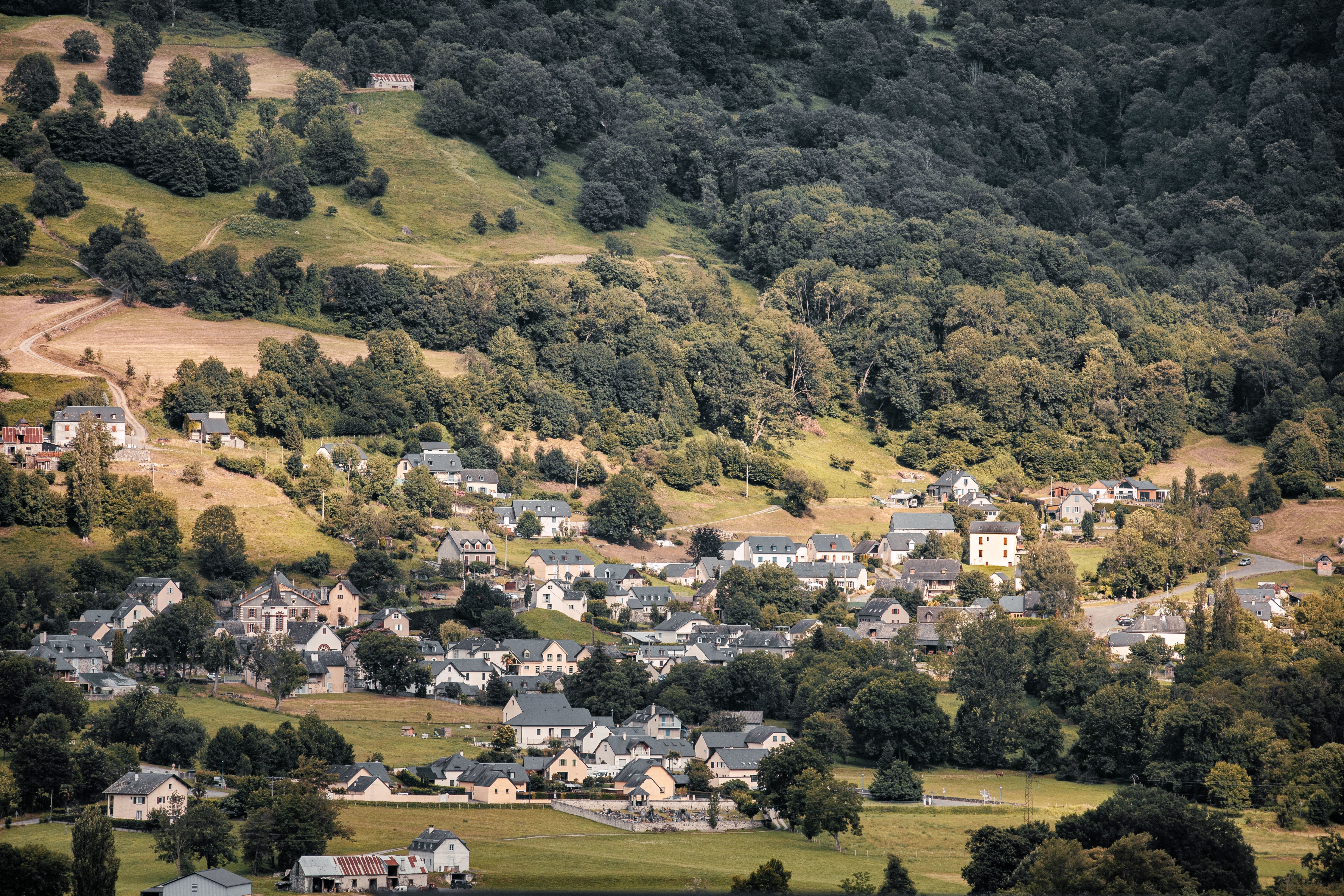 Town in Countryside · Free Stock Photo