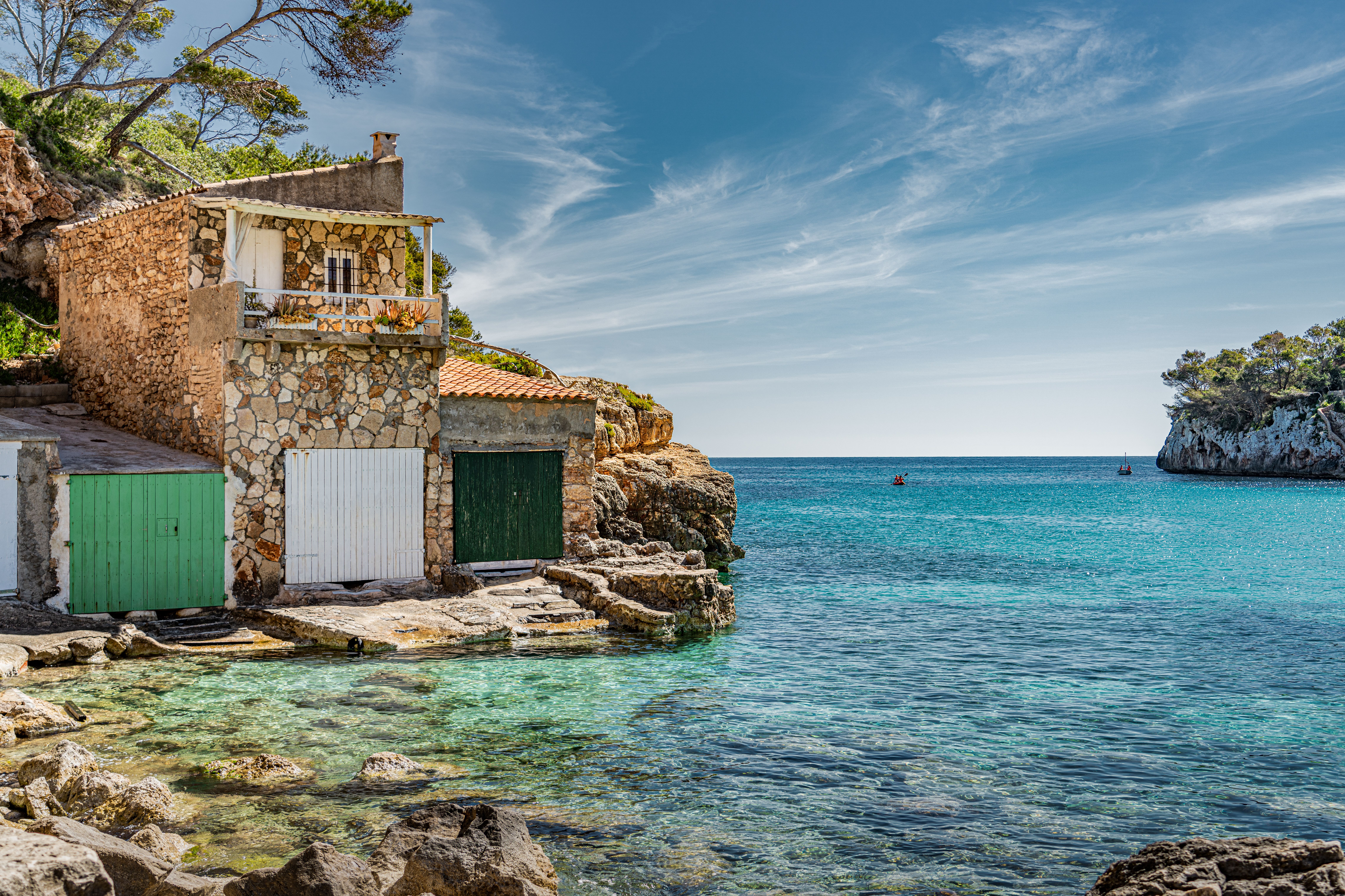Stone House on Sea Shore · Free Stock Photo