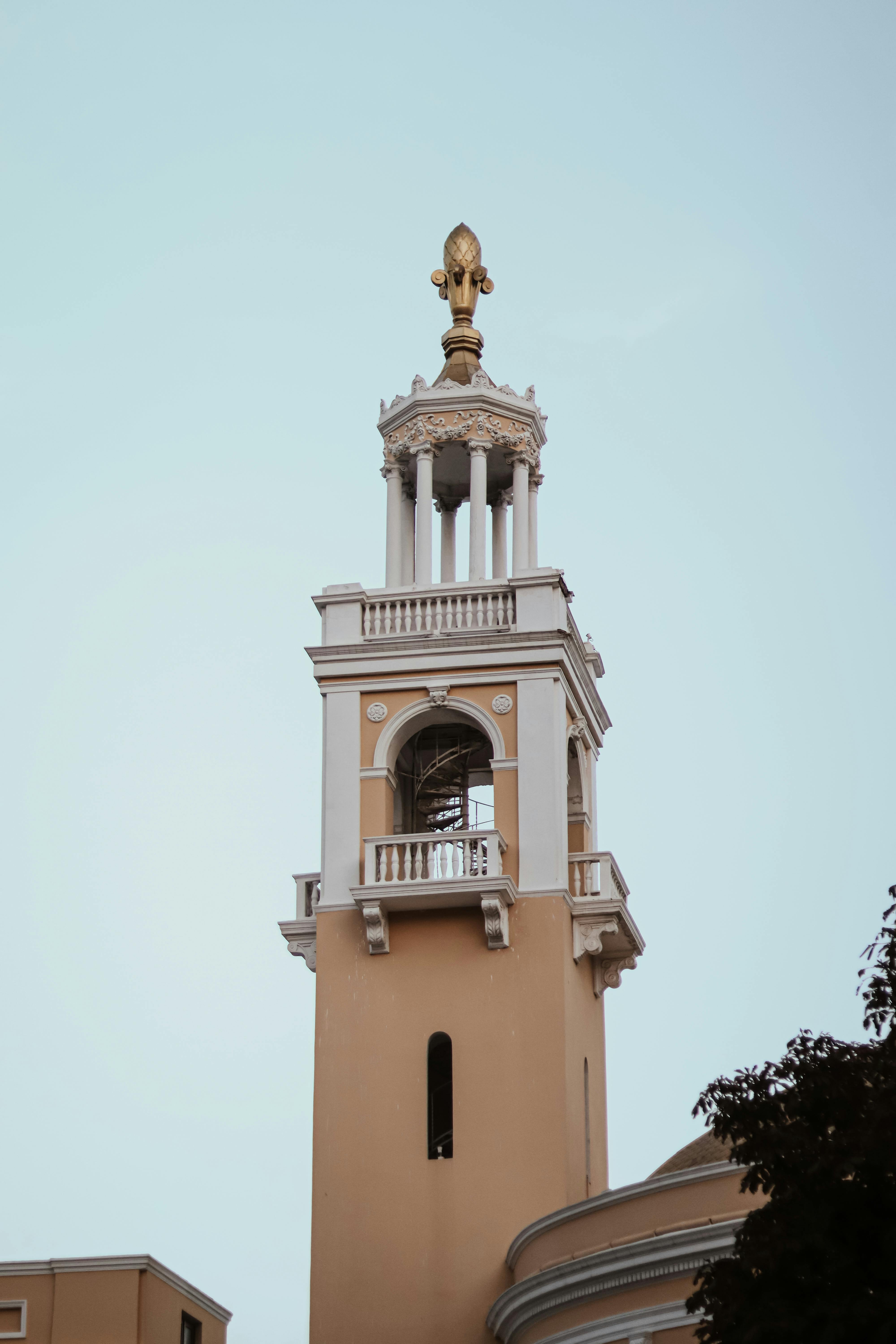 Tower of Azerbaijan State Academic Philharmonic Hall in Baku ...