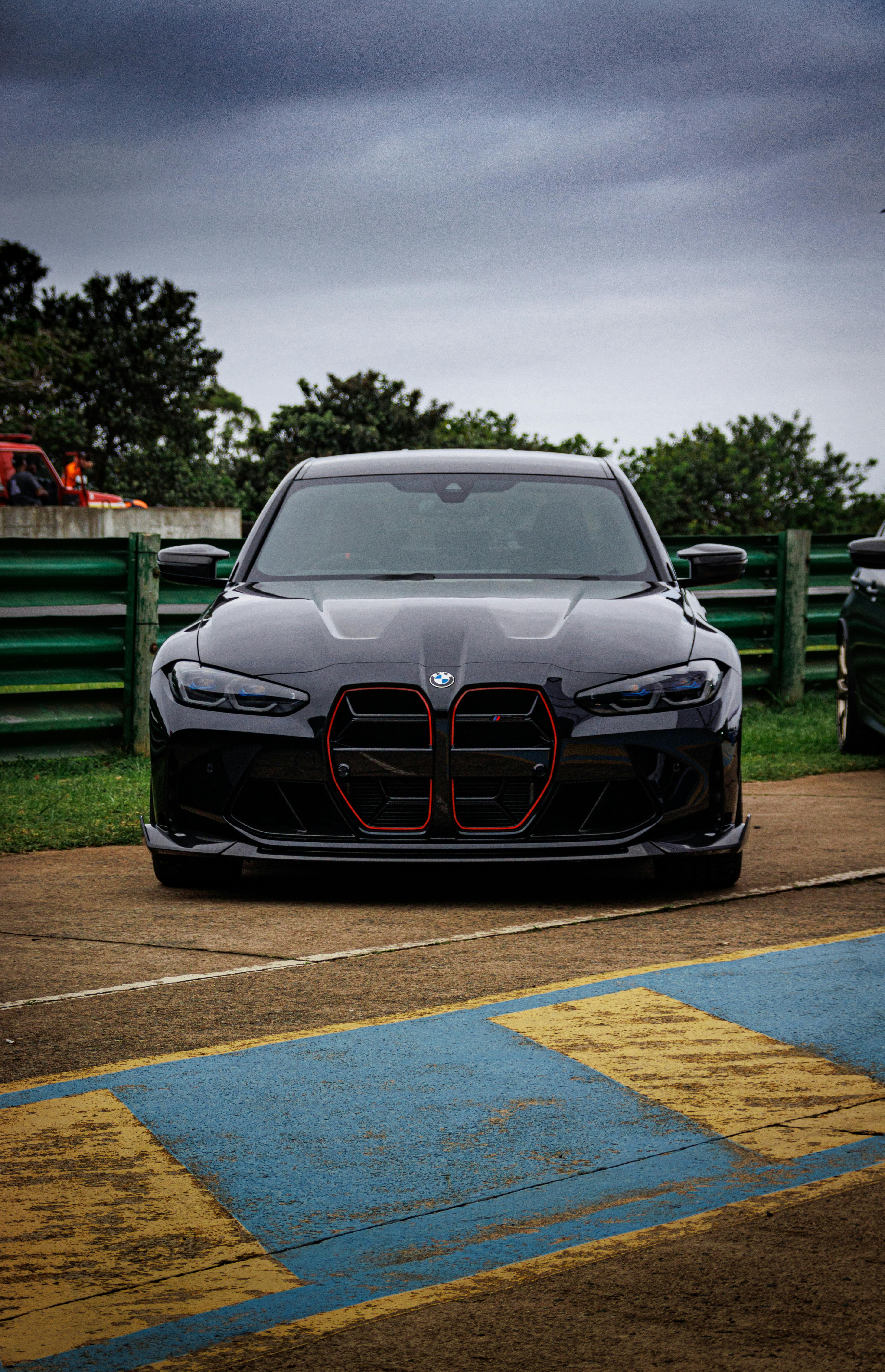 Headlights of Black BMW M3 CS · Free Stock Photo