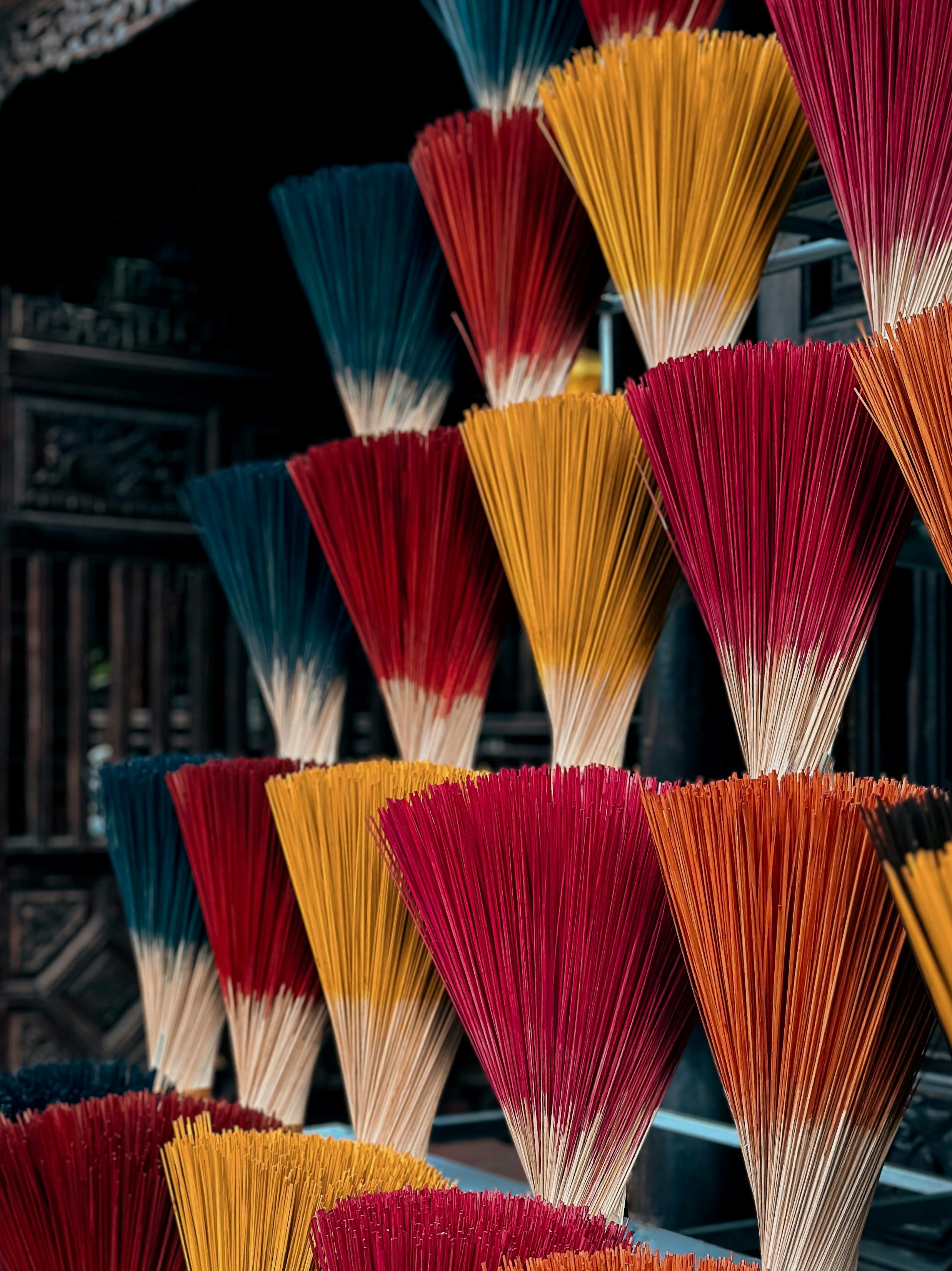 Colorful Incense Sticks · Free Stock Photo