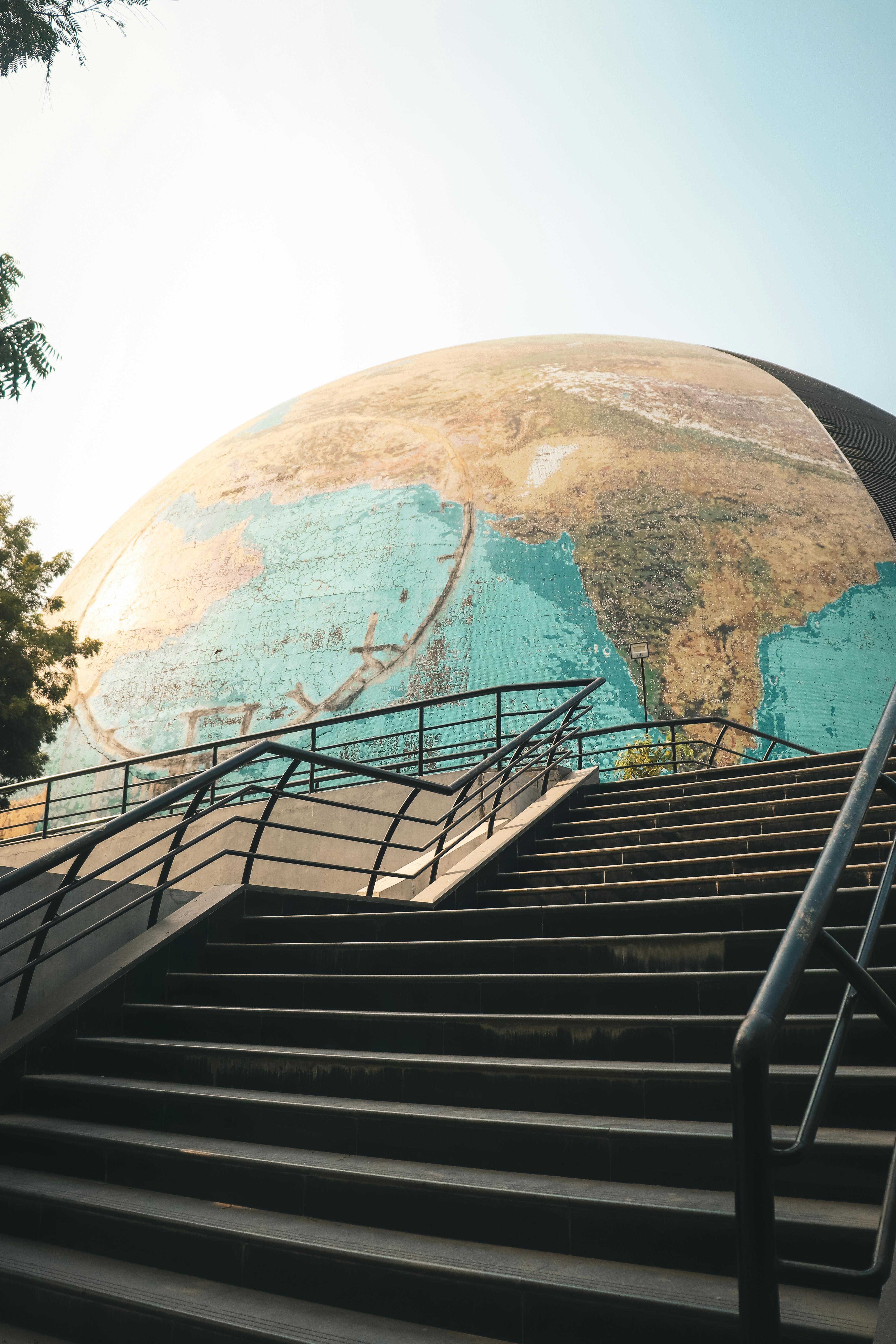 Stairs near Globe Monument in National Park · Free Stock Photo