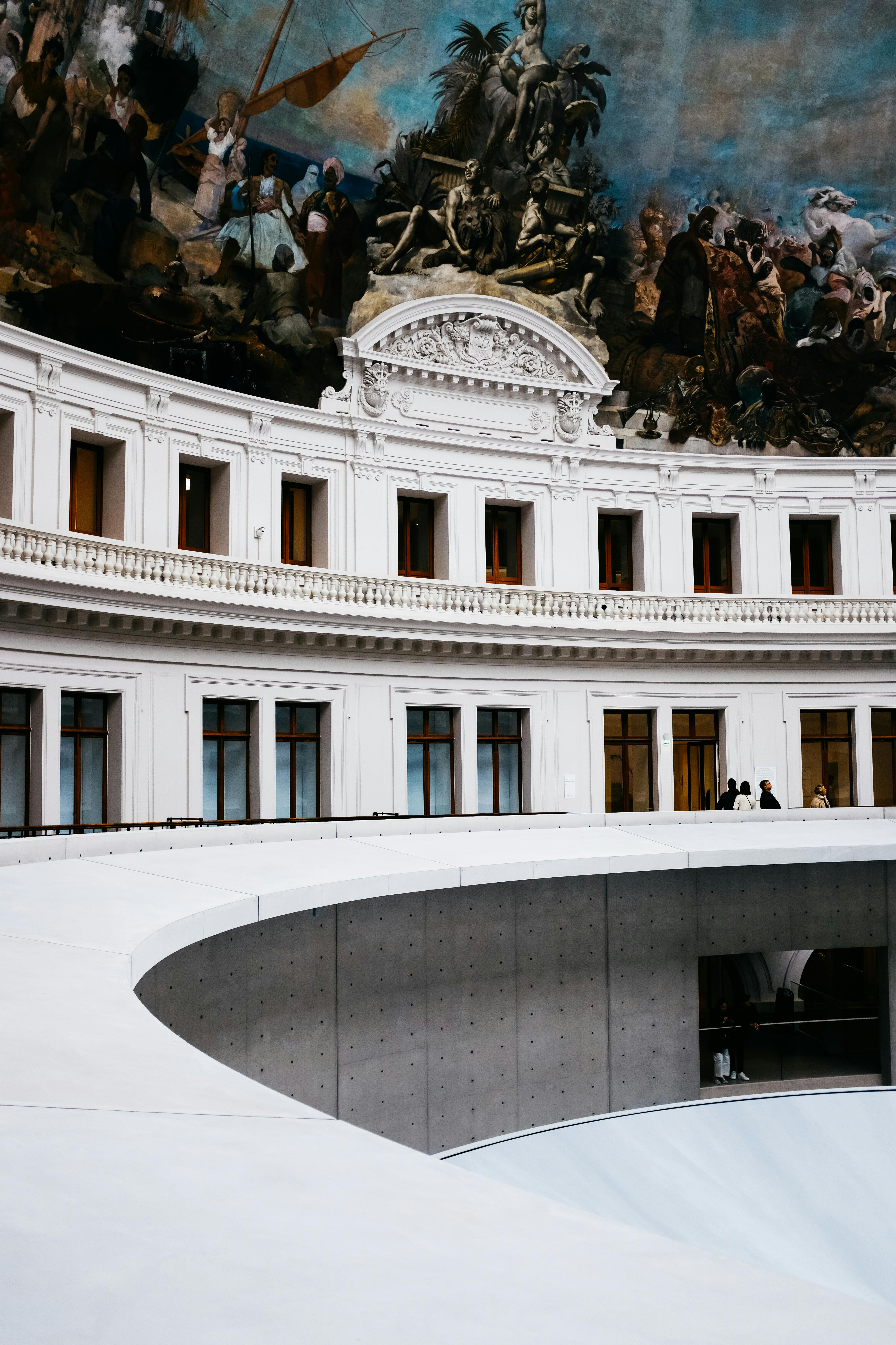 Wall and Painting in Louvre · Free Stock Photo