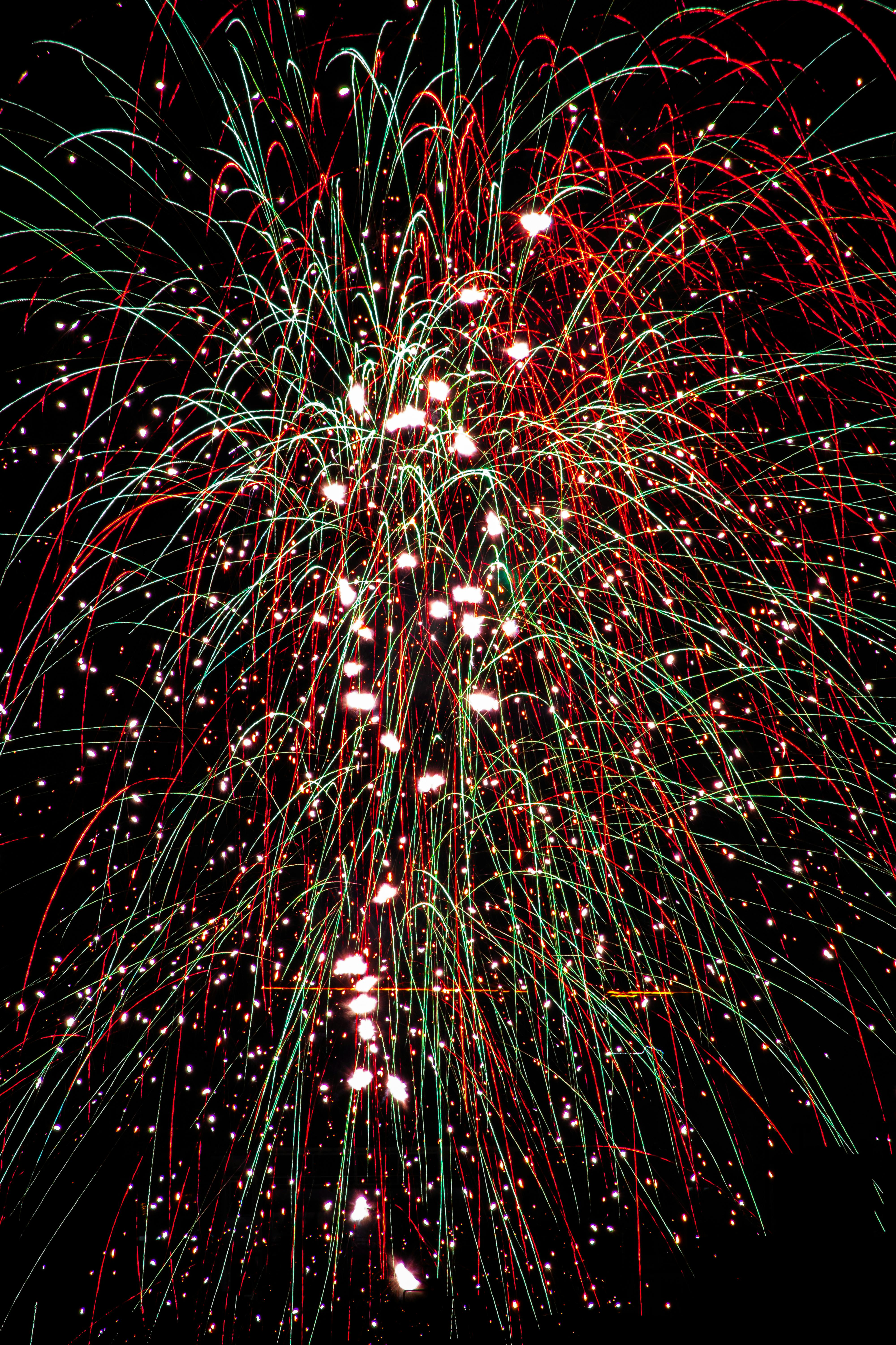 Fireworks on Night Sky · Free Stock Photo