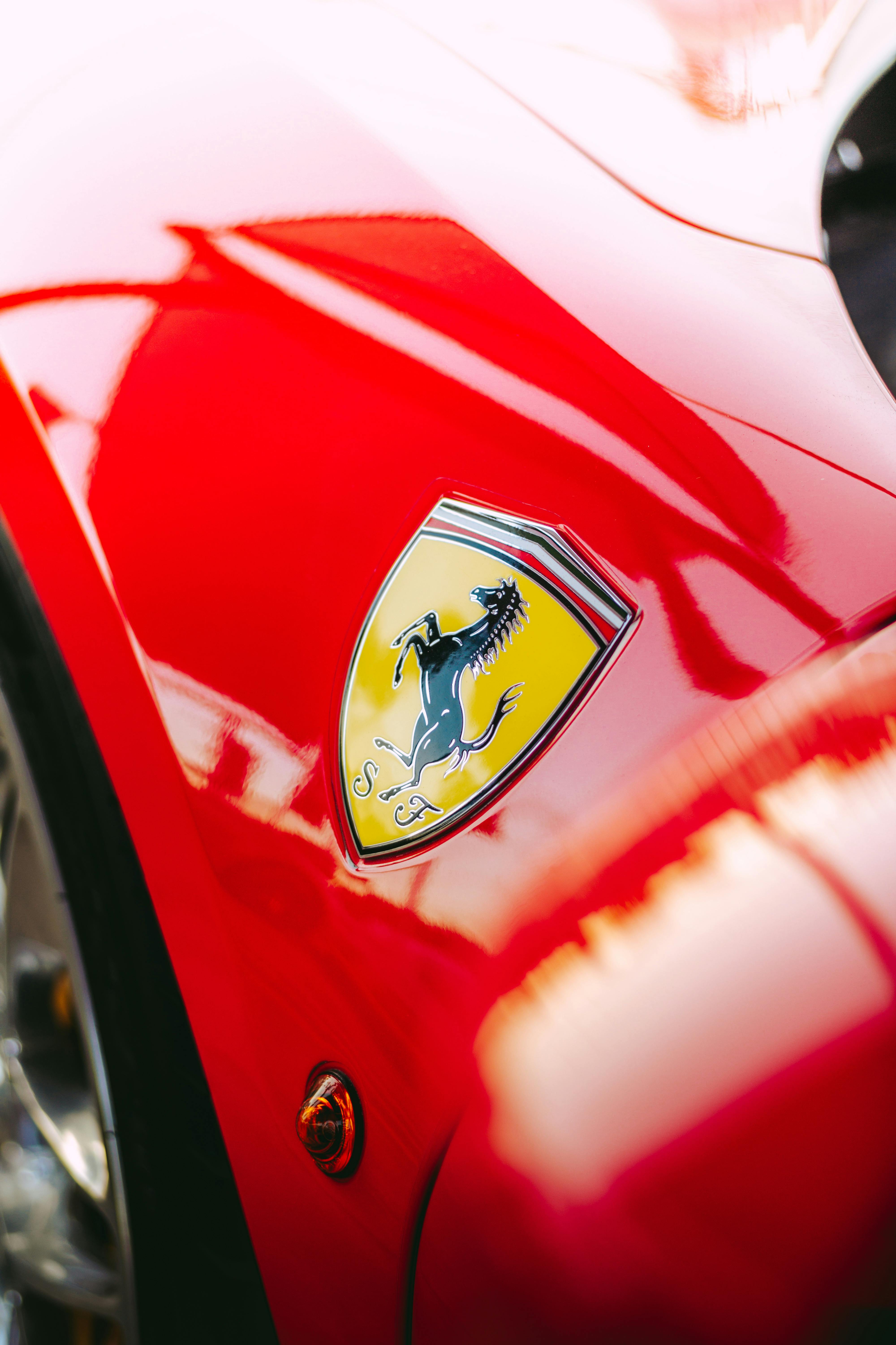 Logo of Red Ferrari · Free Stock Photo