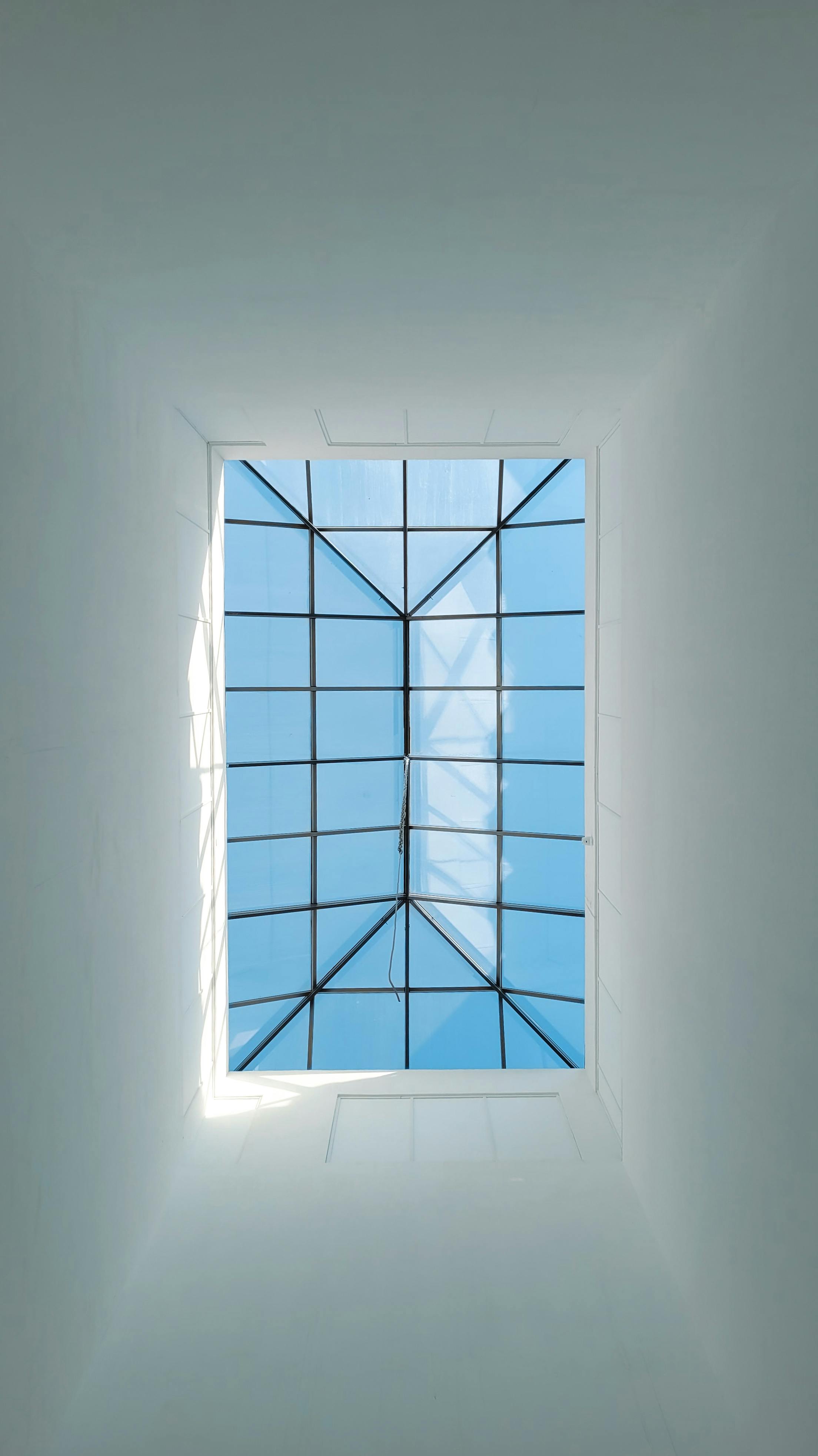 Glass Skylight in a Modern Building Ceiling · Free Stock Photo