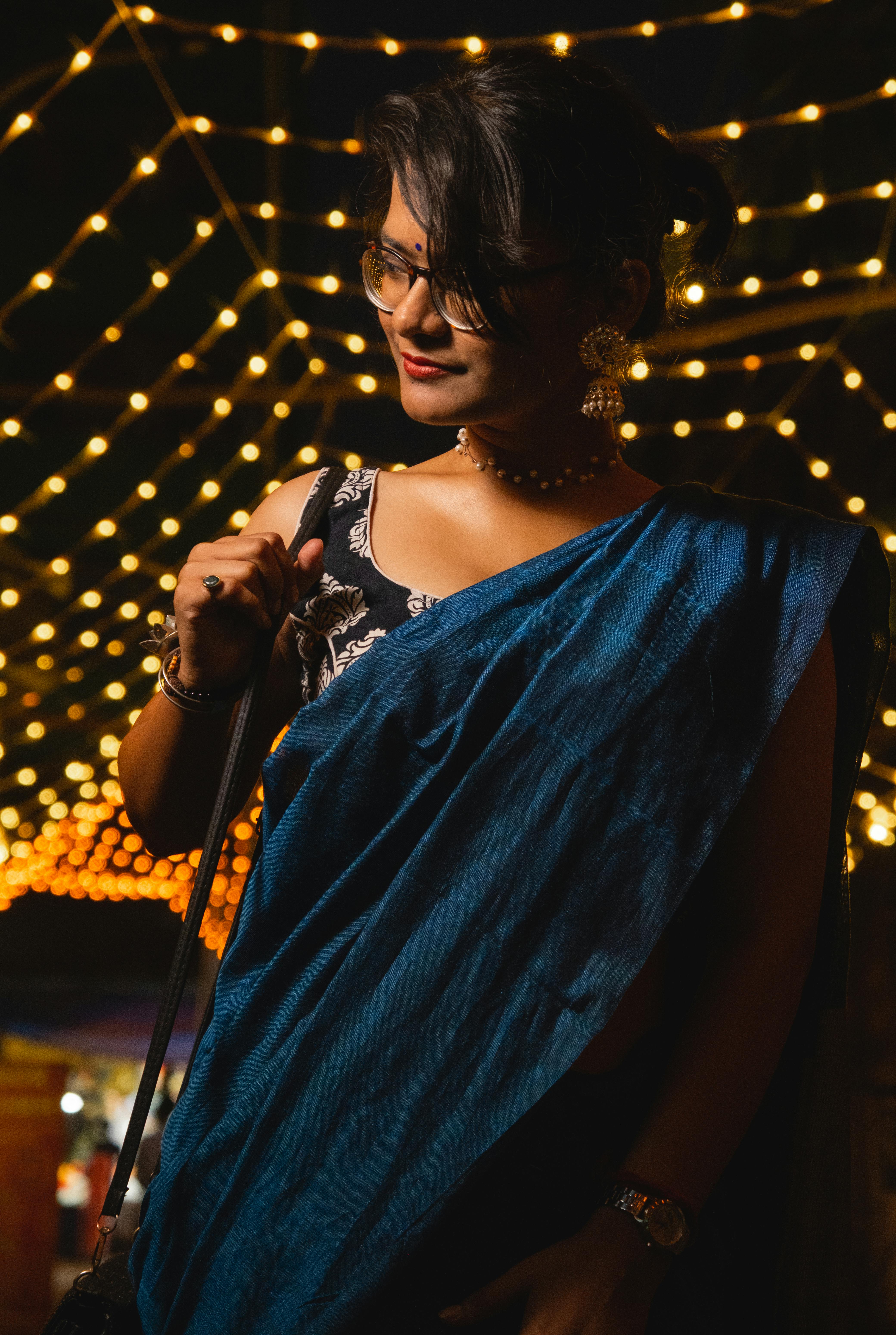 Woman in Eyeglasses and Traditional Dress · Free Stock Photo