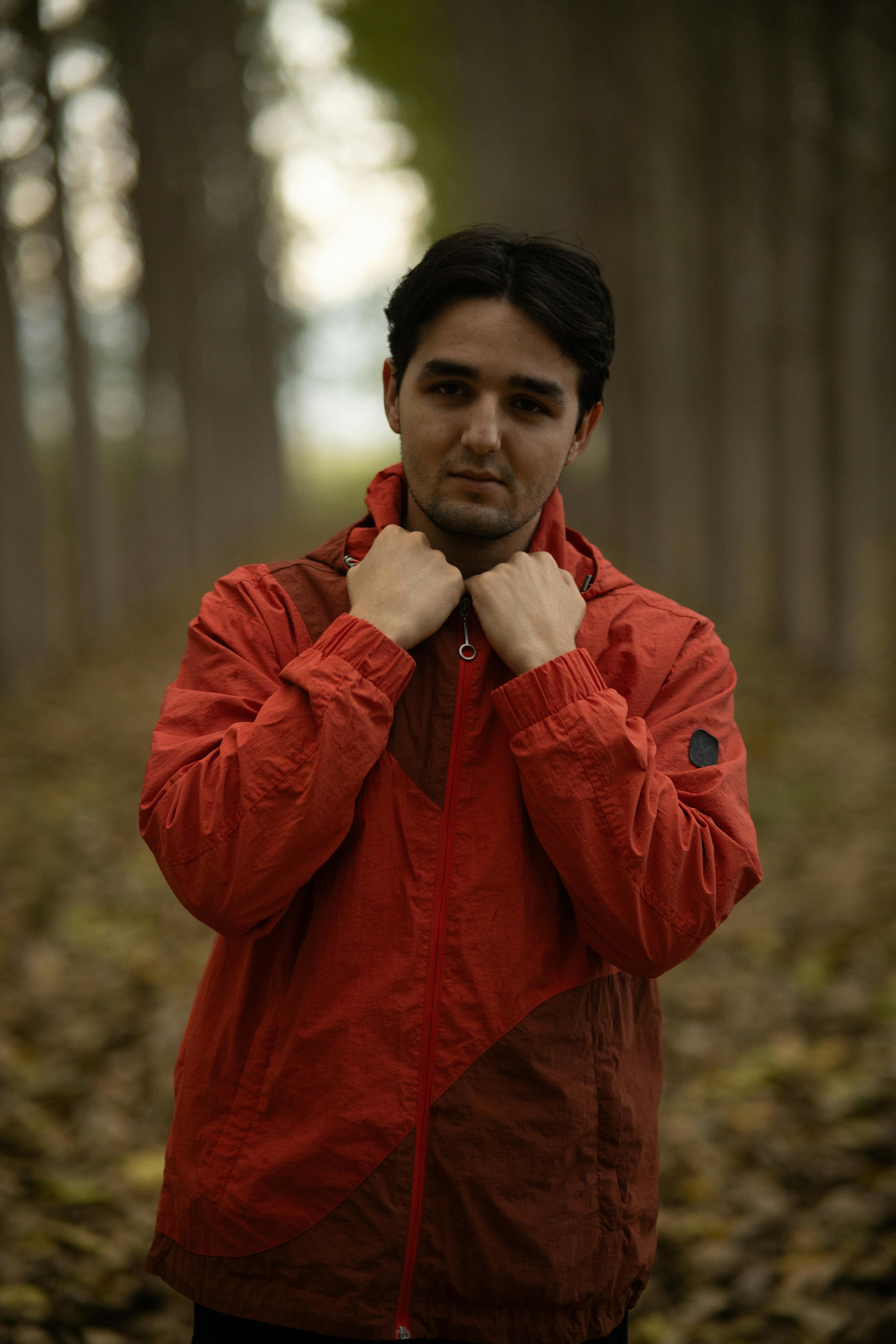 Man Wearing a Red Jacket · Free Stock Photo