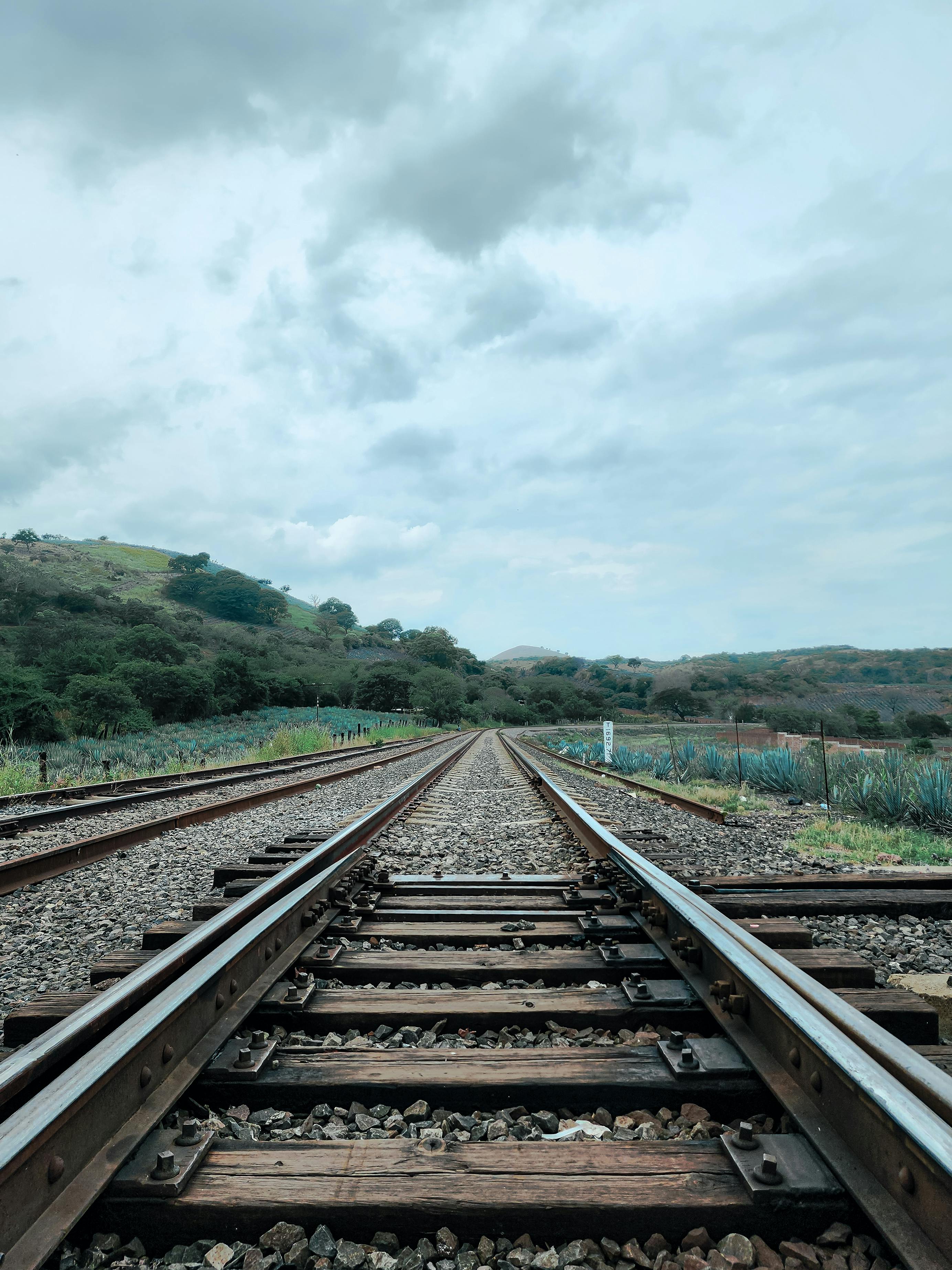 Railway Track in Countryside · Free Stock Photo