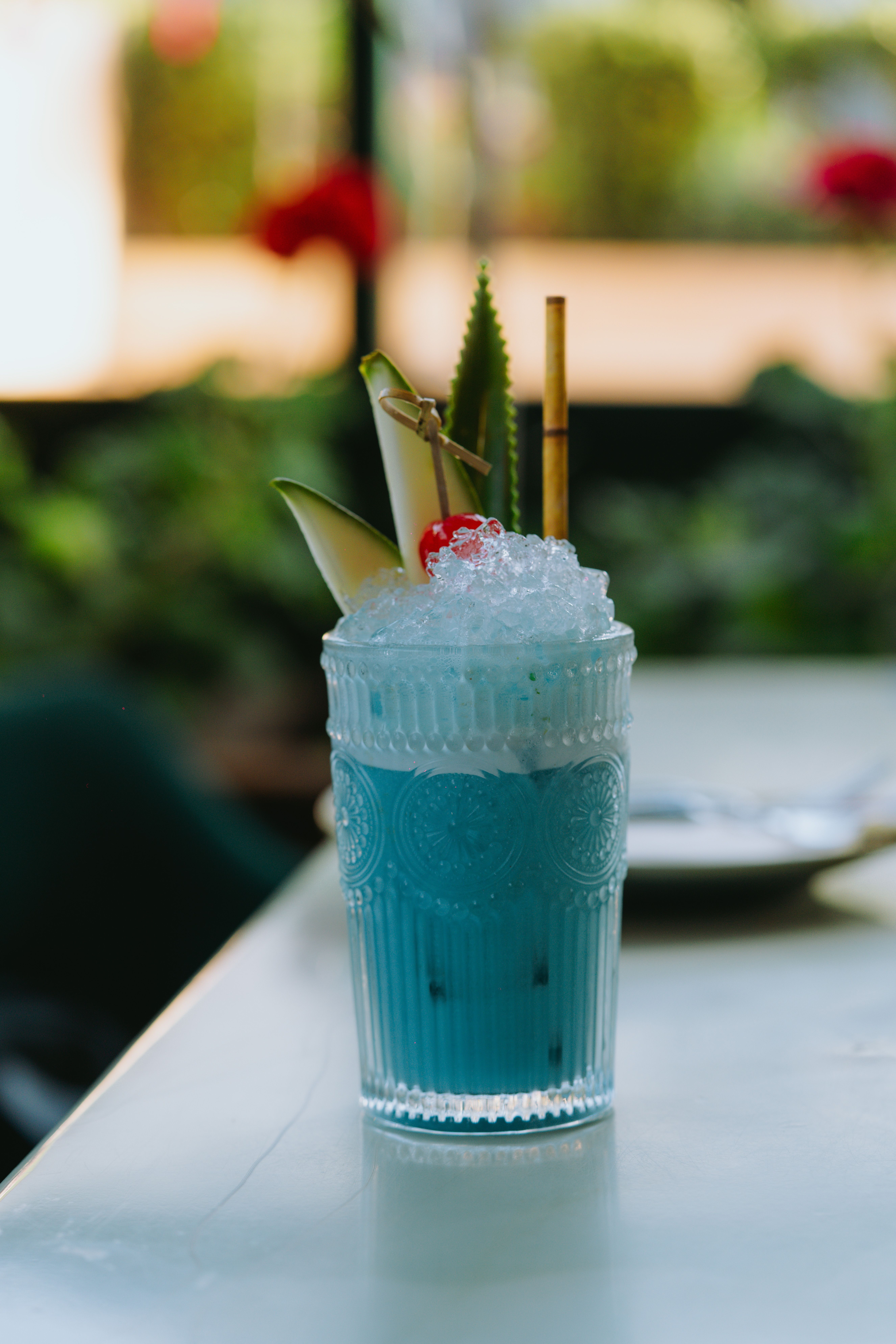 Blue Cocktail with Ice · Free Stock Photo