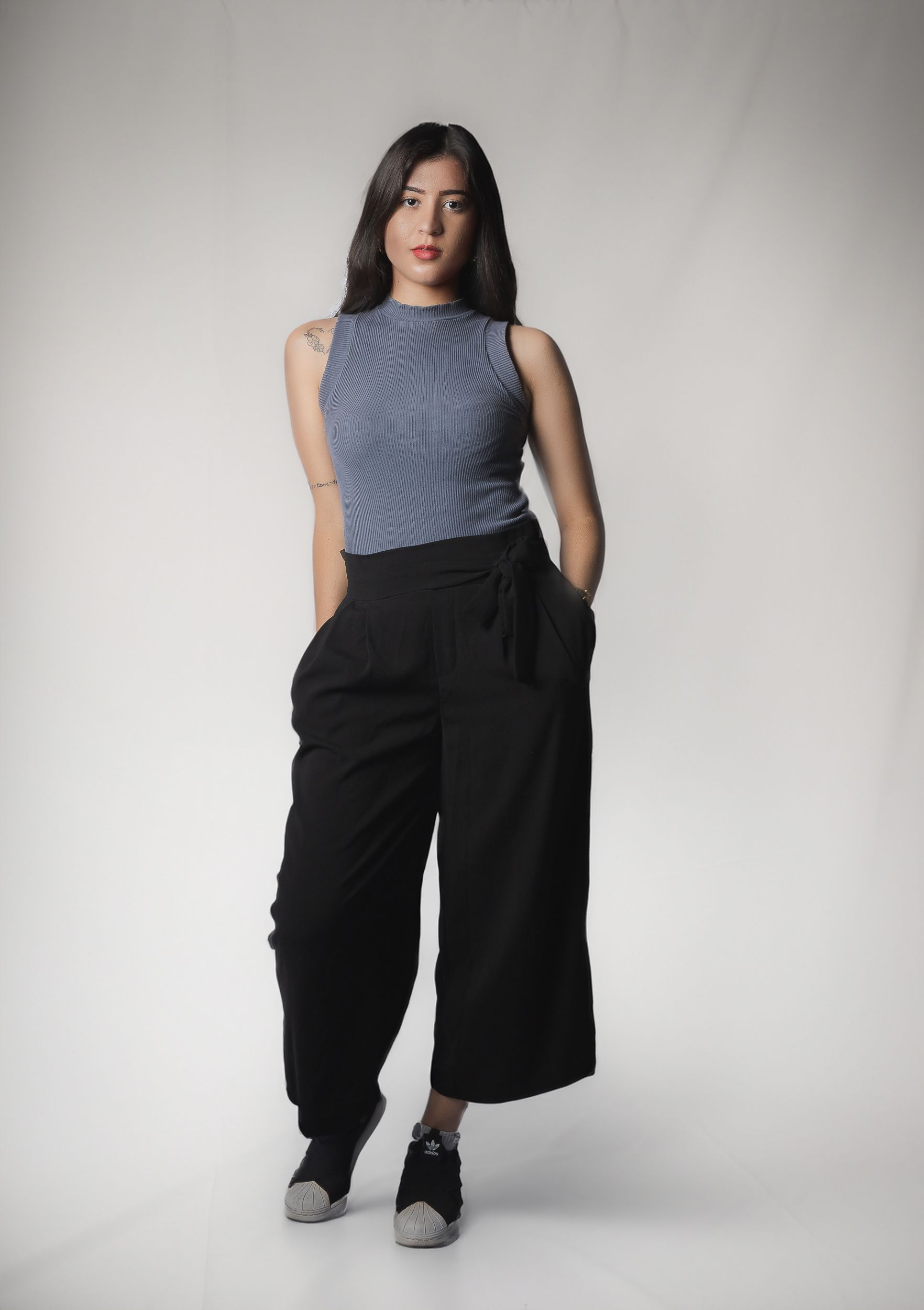 Woman in Baggy Suit and Pants · Free Stock Photo
