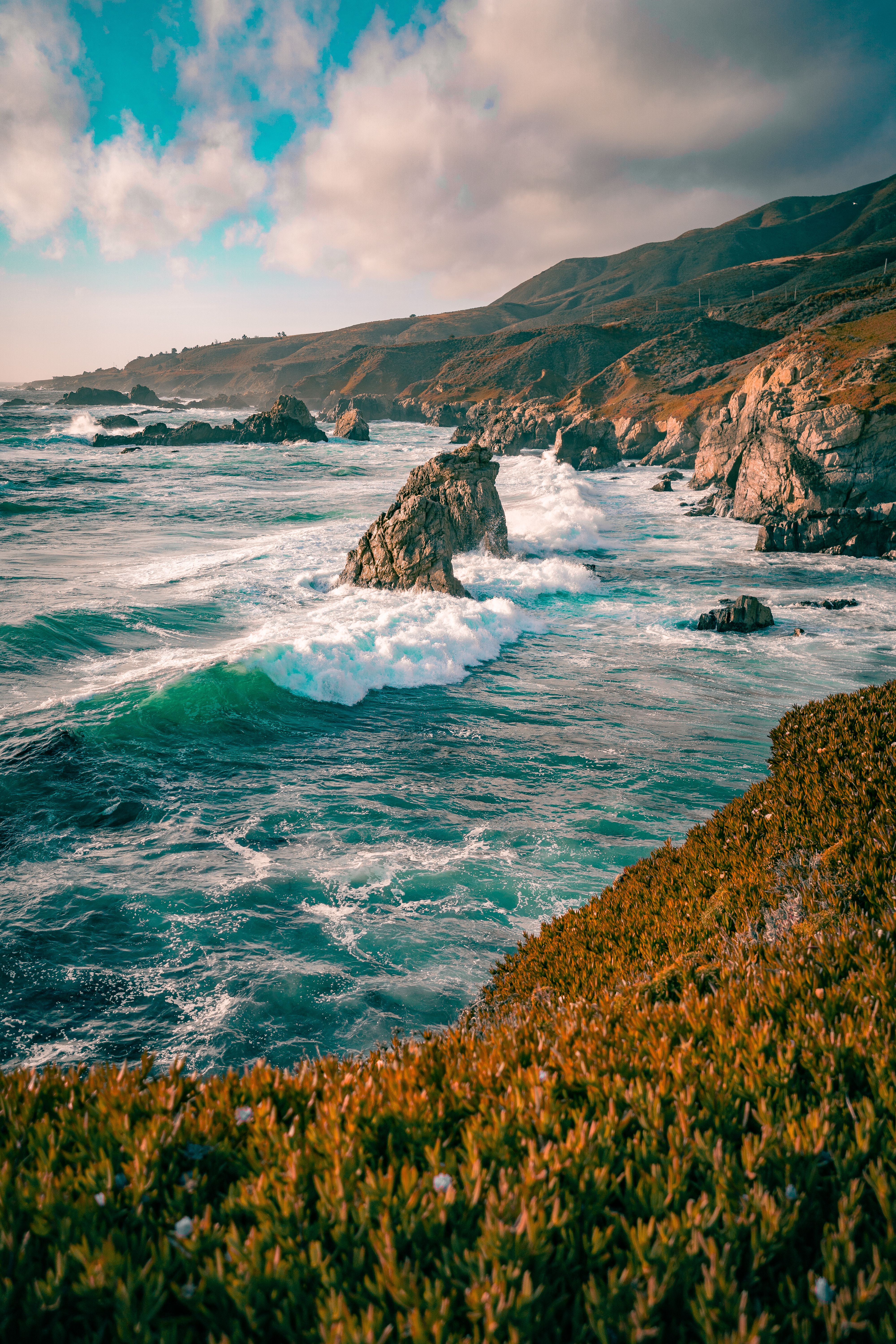 Comté de Monterey - Garrapata State Park Bluff Trail - plage californie ...