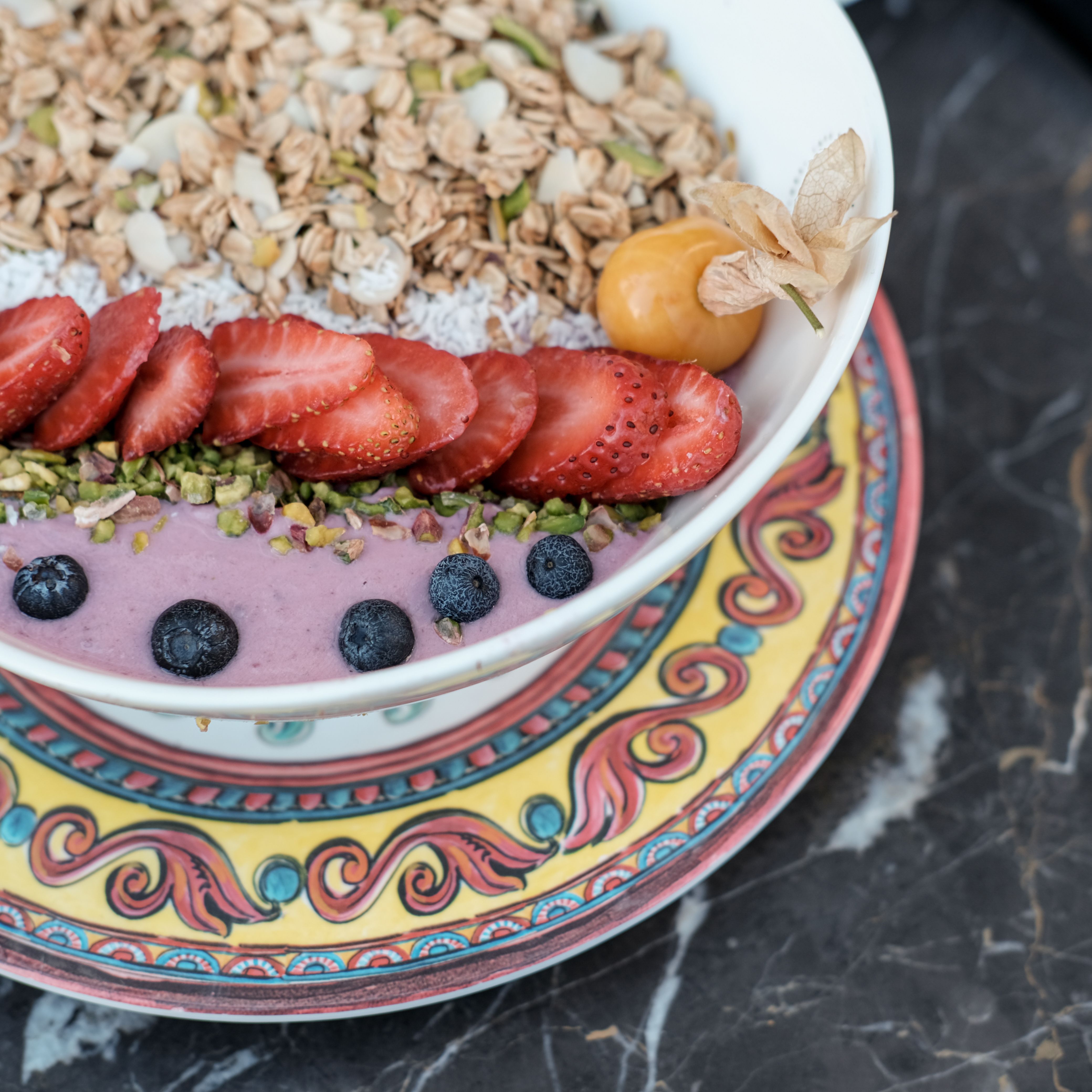 A Bowl with Oatmeal and Fruits · Free Stock Photo