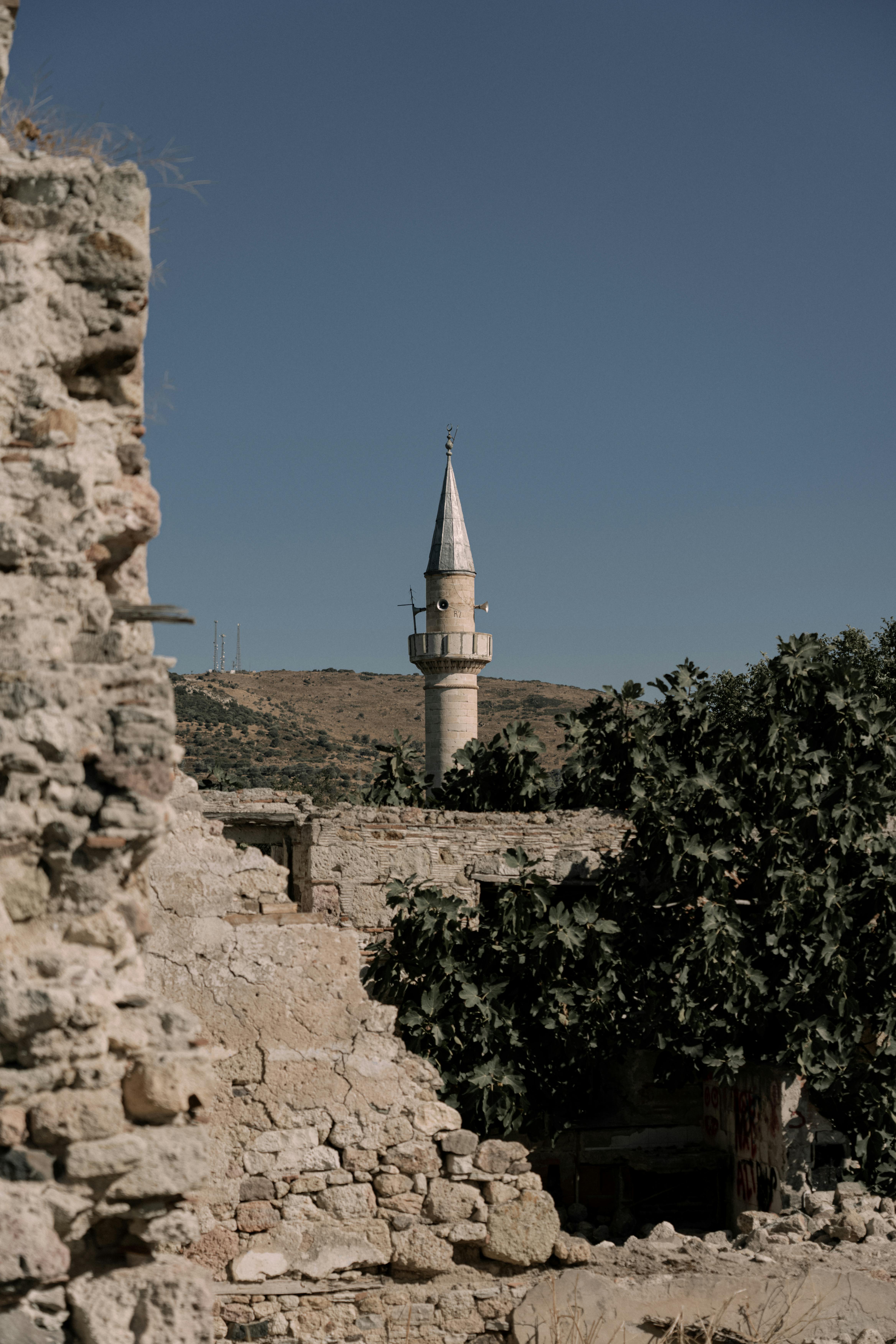 Minaret in Summer Scenery · Free Stock Photo