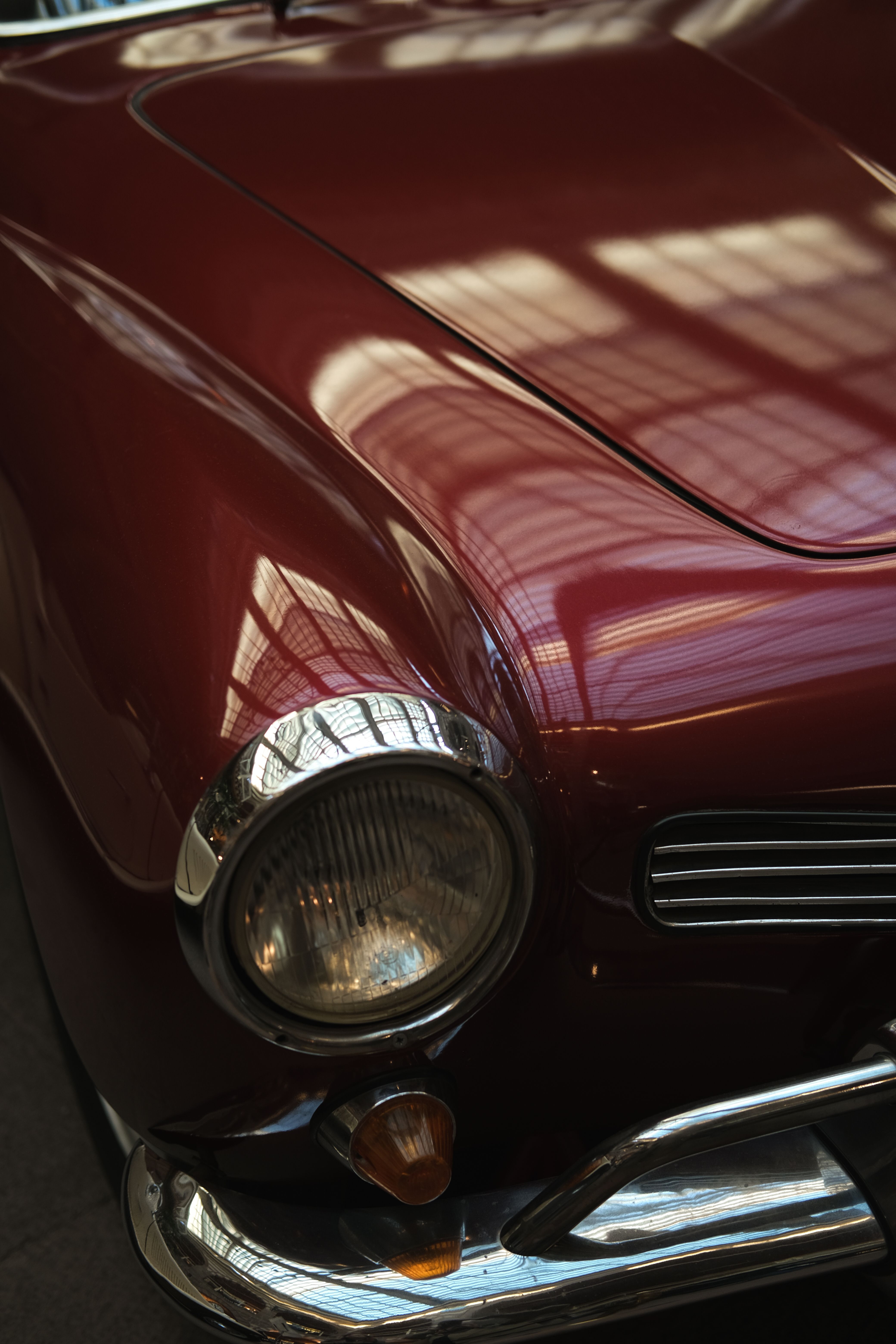 Elegant Classic Red Car · Free Stock Photo