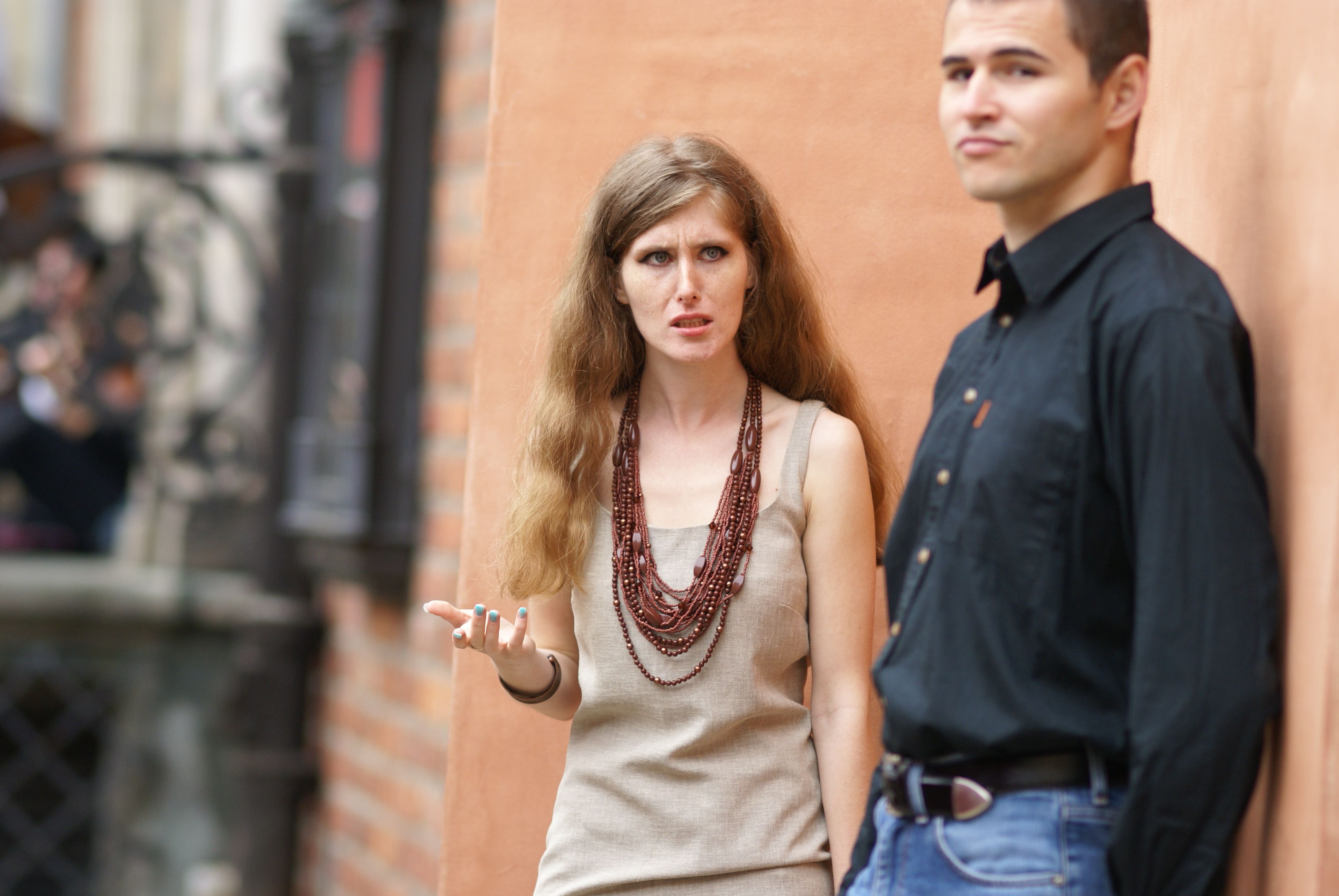 A man and woman standing next to each other · Free Stock Photo
