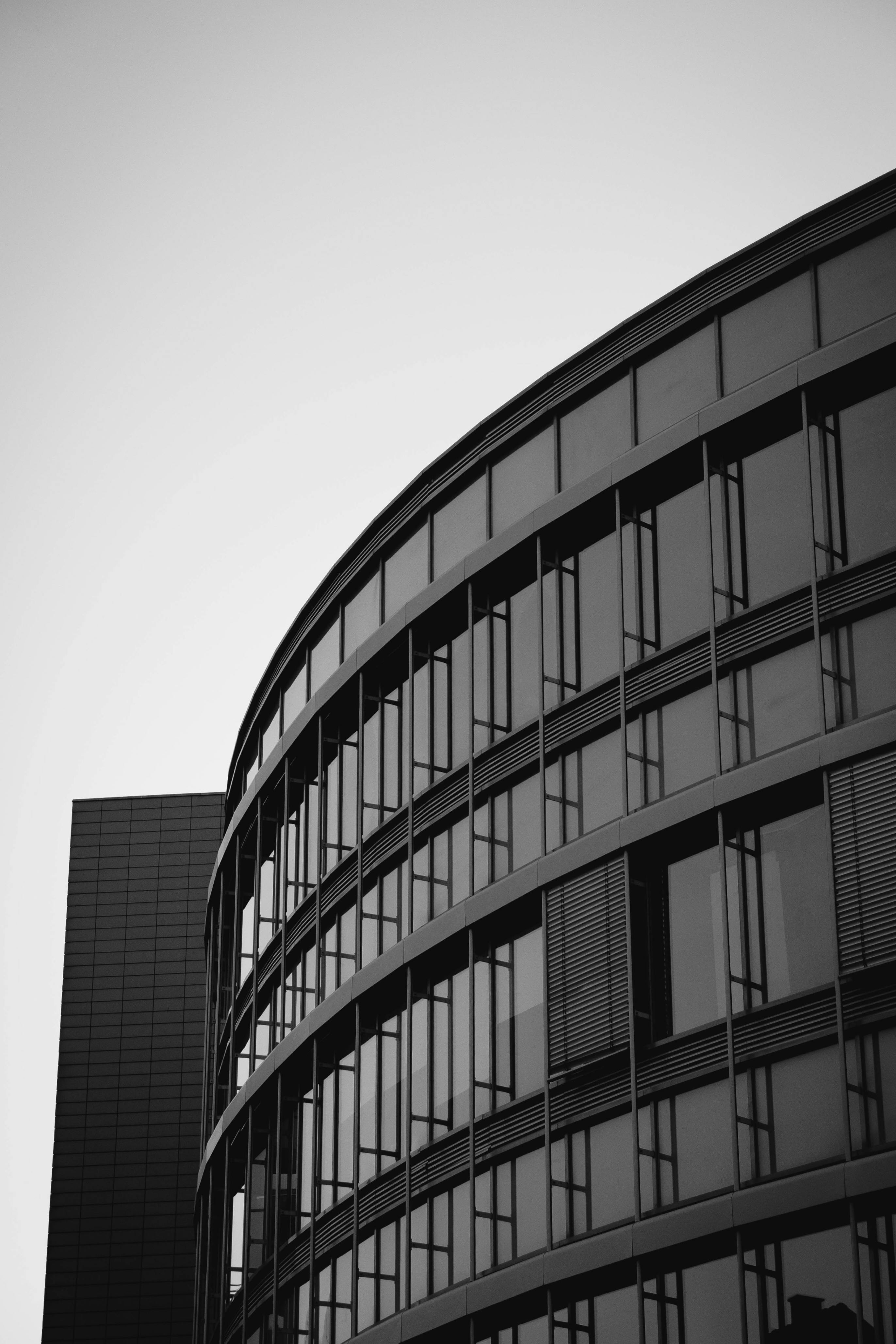 Grayscale Photo of Building · Free Stock Photo