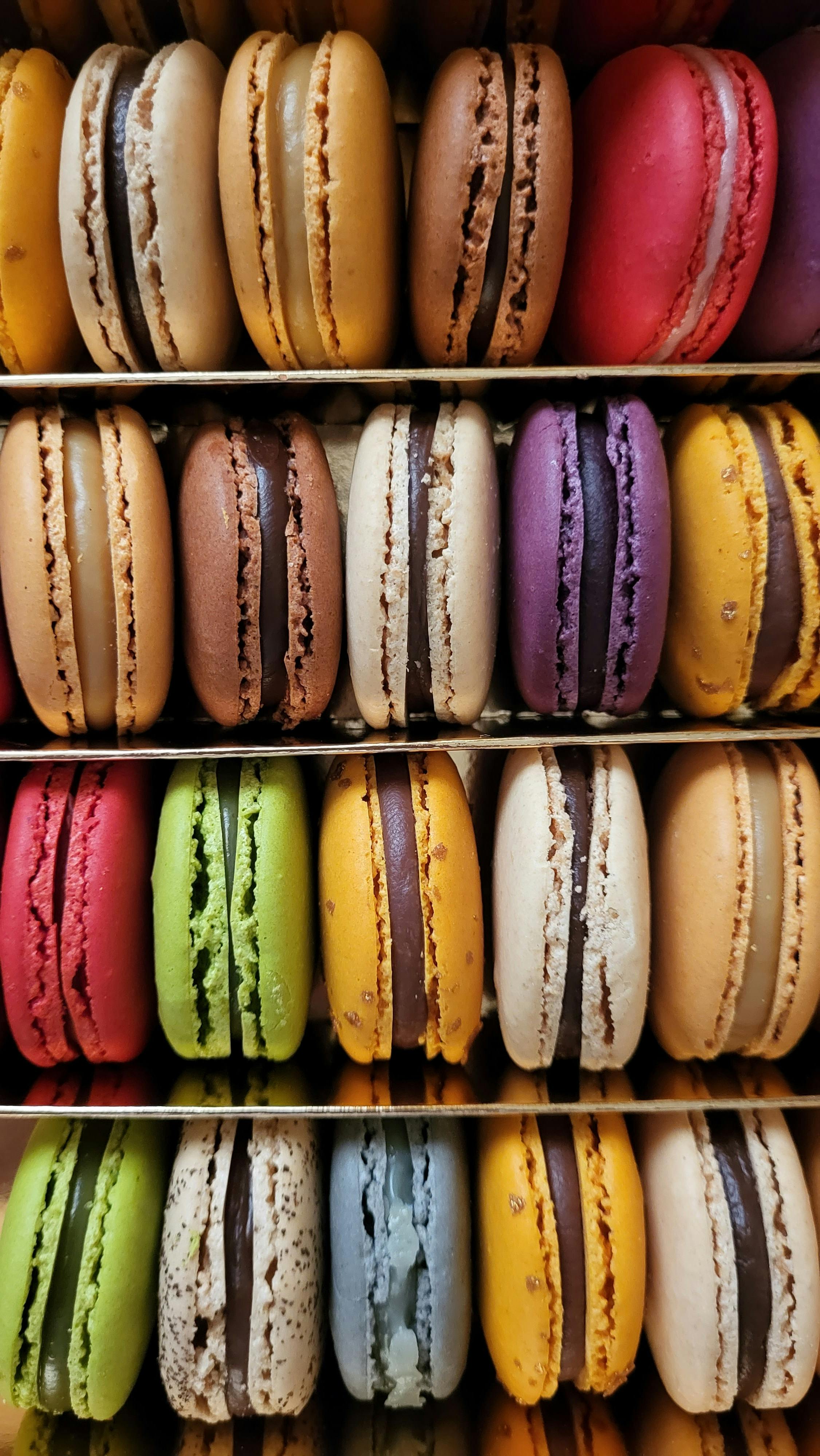 Box of Colorful Macarons · Free Stock Photo