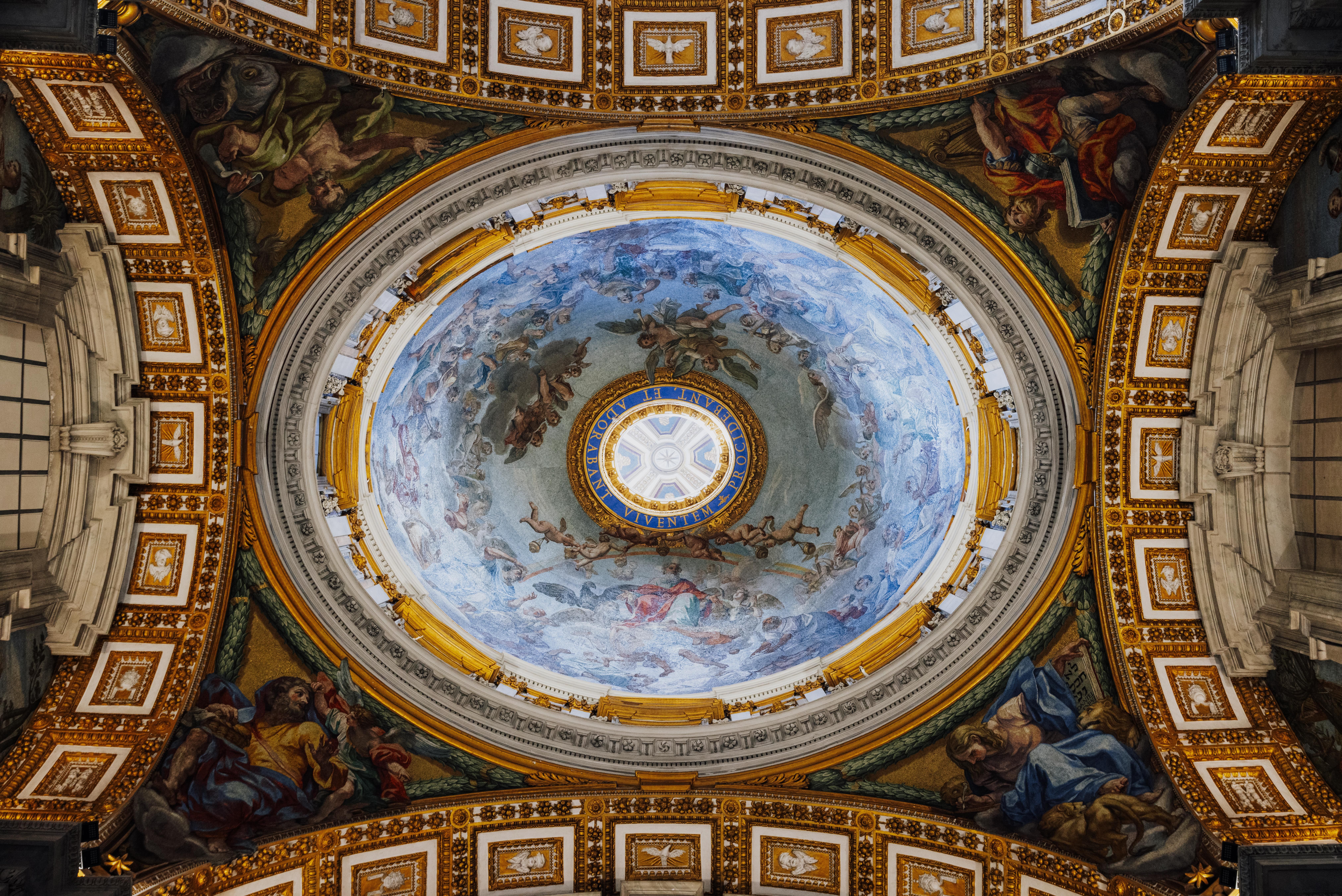 Ceiling in Saint Peters Basilica · Free Stock Photo