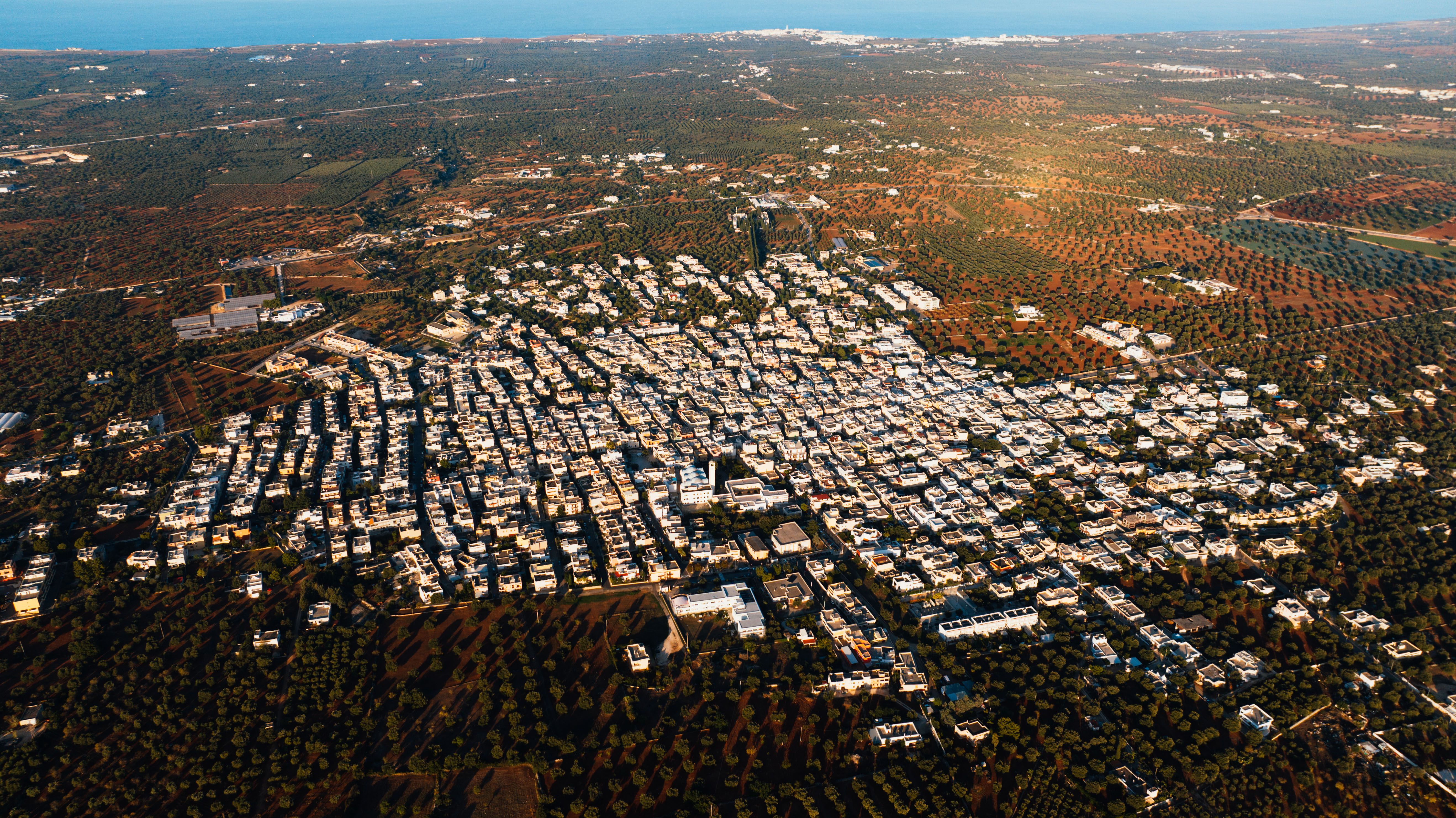 Landscape with a City in the Forest · Free Stock Photo