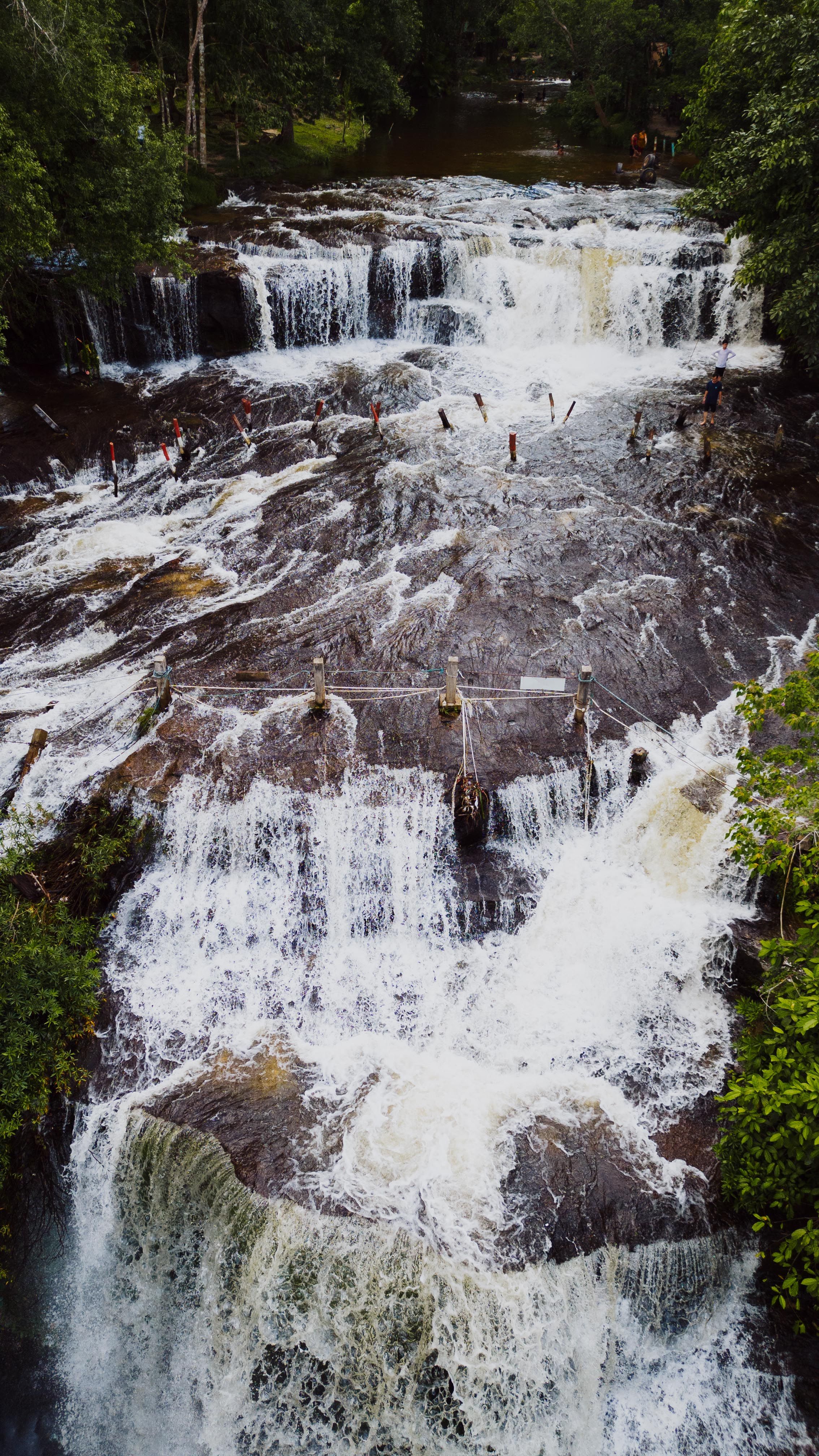 High-angle Photography of Waterfalls · Free Stock Photo