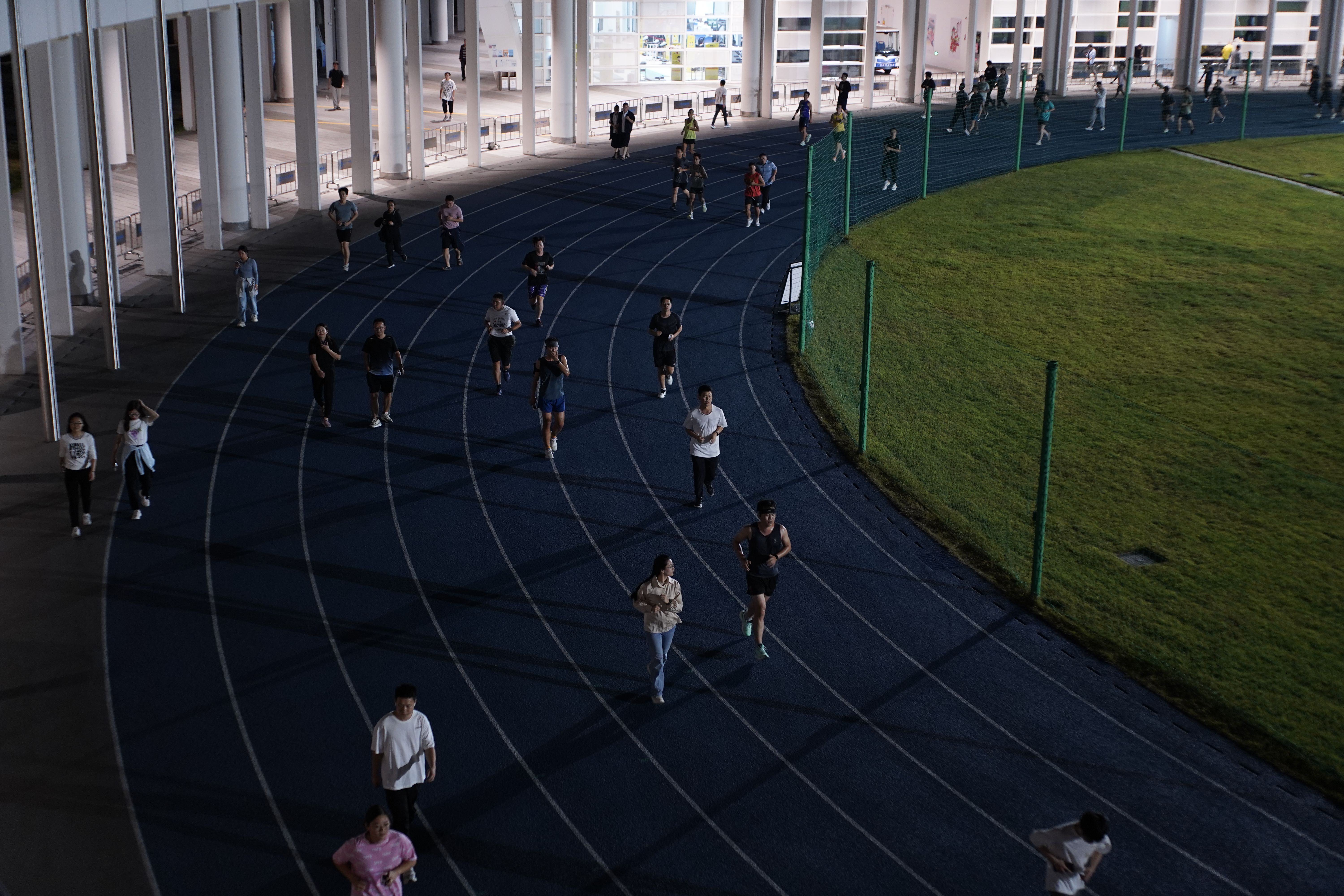 Numbers on the Ground of Racing Track · Free Stock Photo