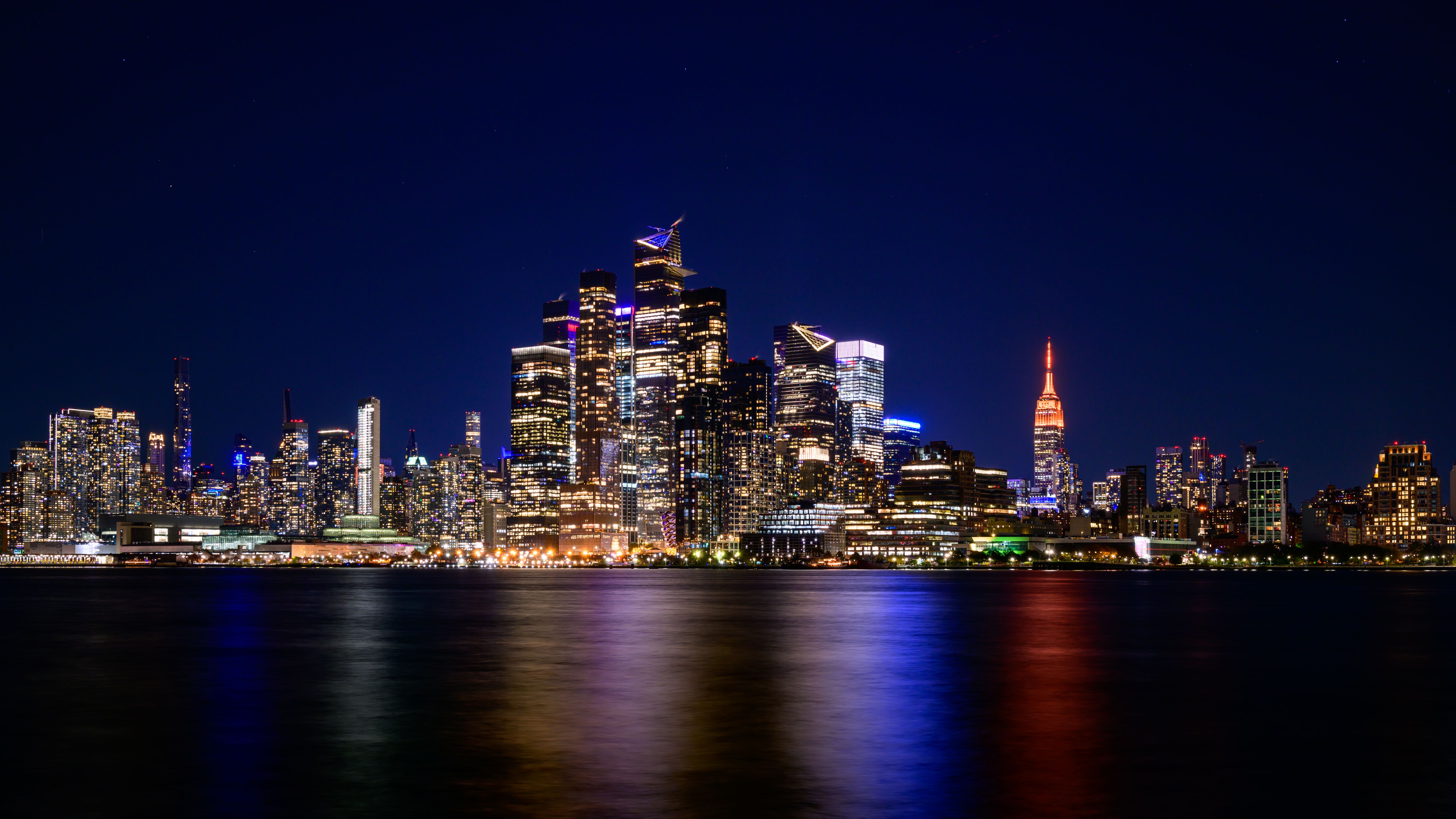 Bird's-eye View Photography of High Rise Building during Night Time ...