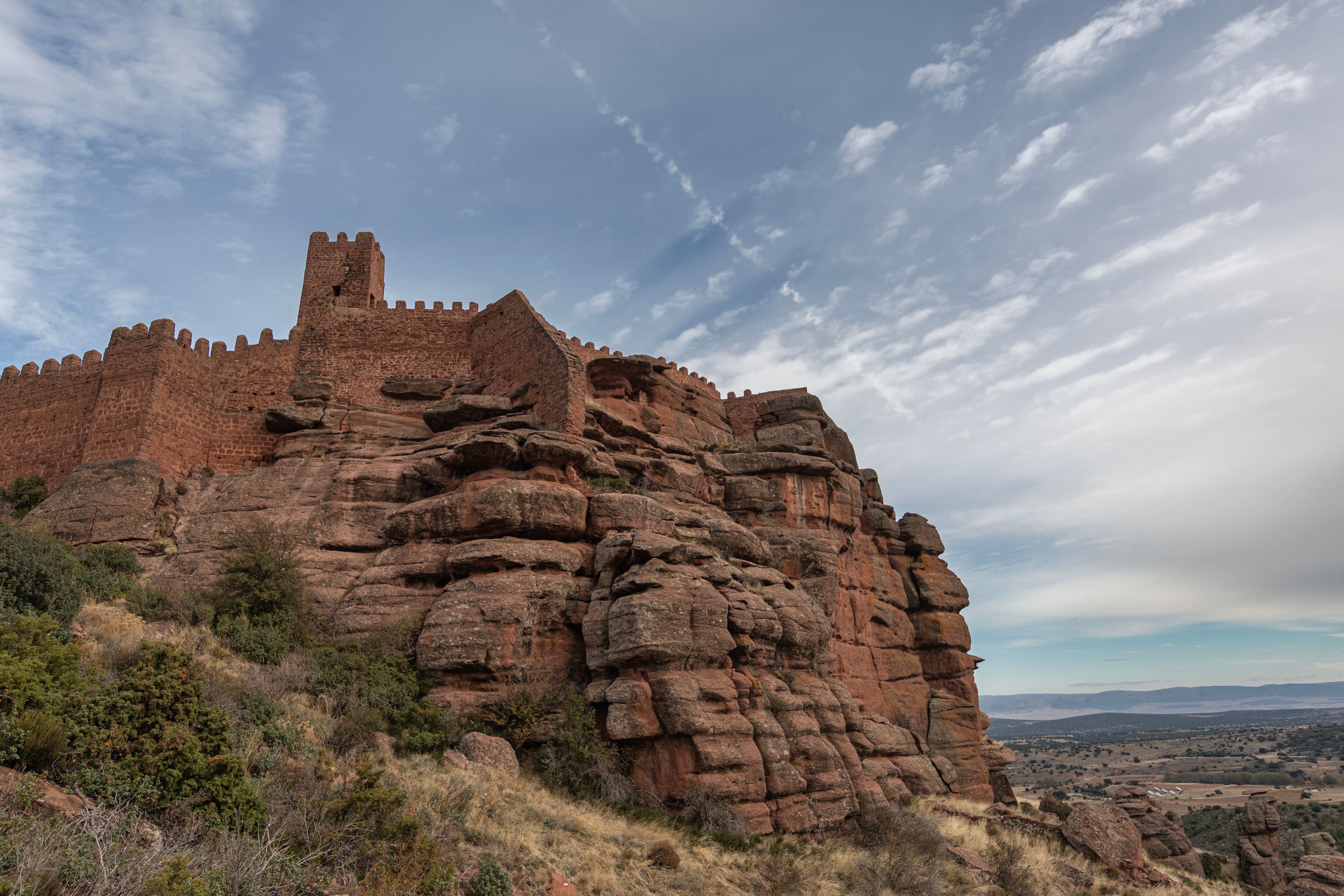 Red Brick Castle of Peracense · Free Stock Photo