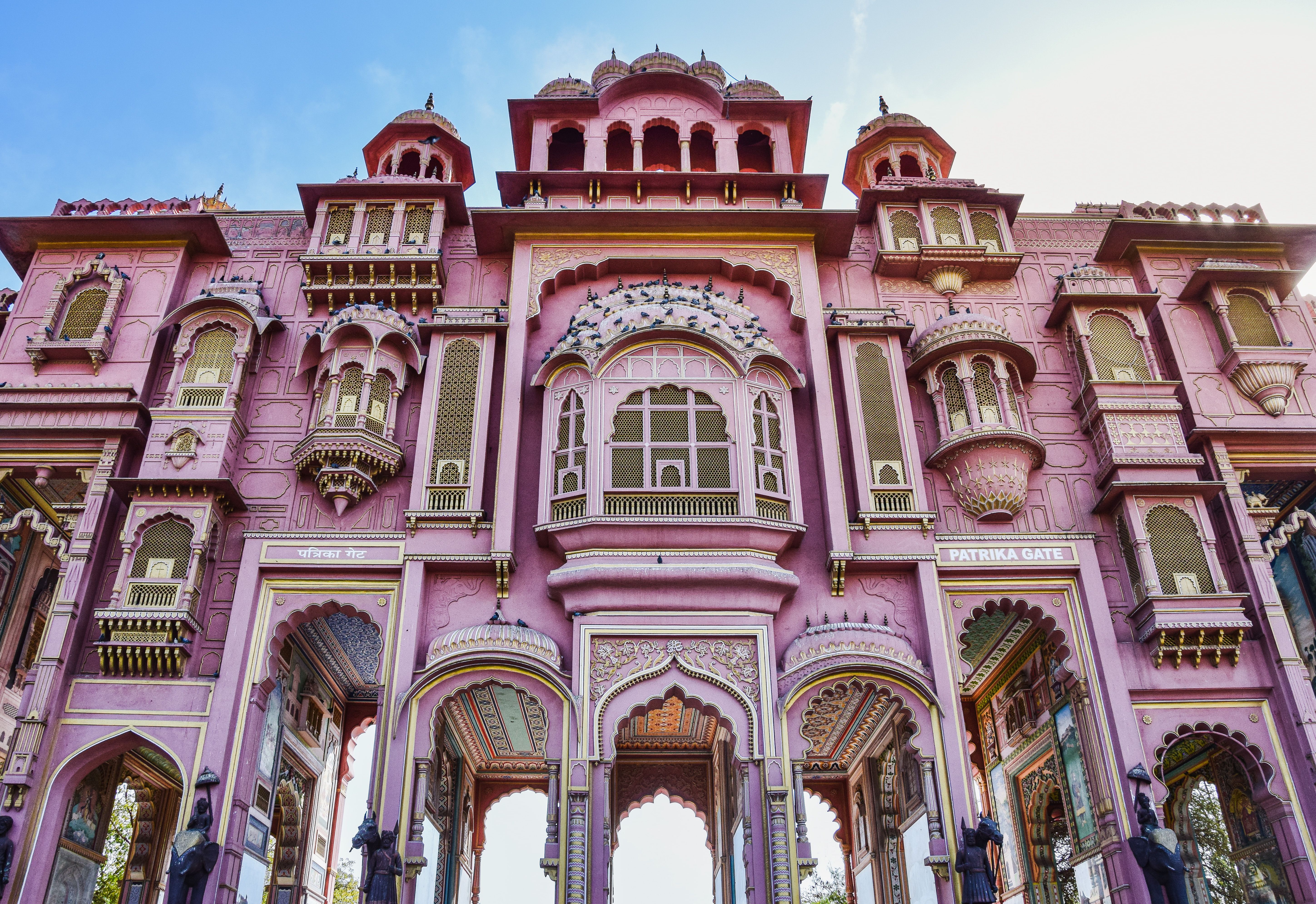 Decorations of Patrika Gate in Jaipur · Free Stock Photo