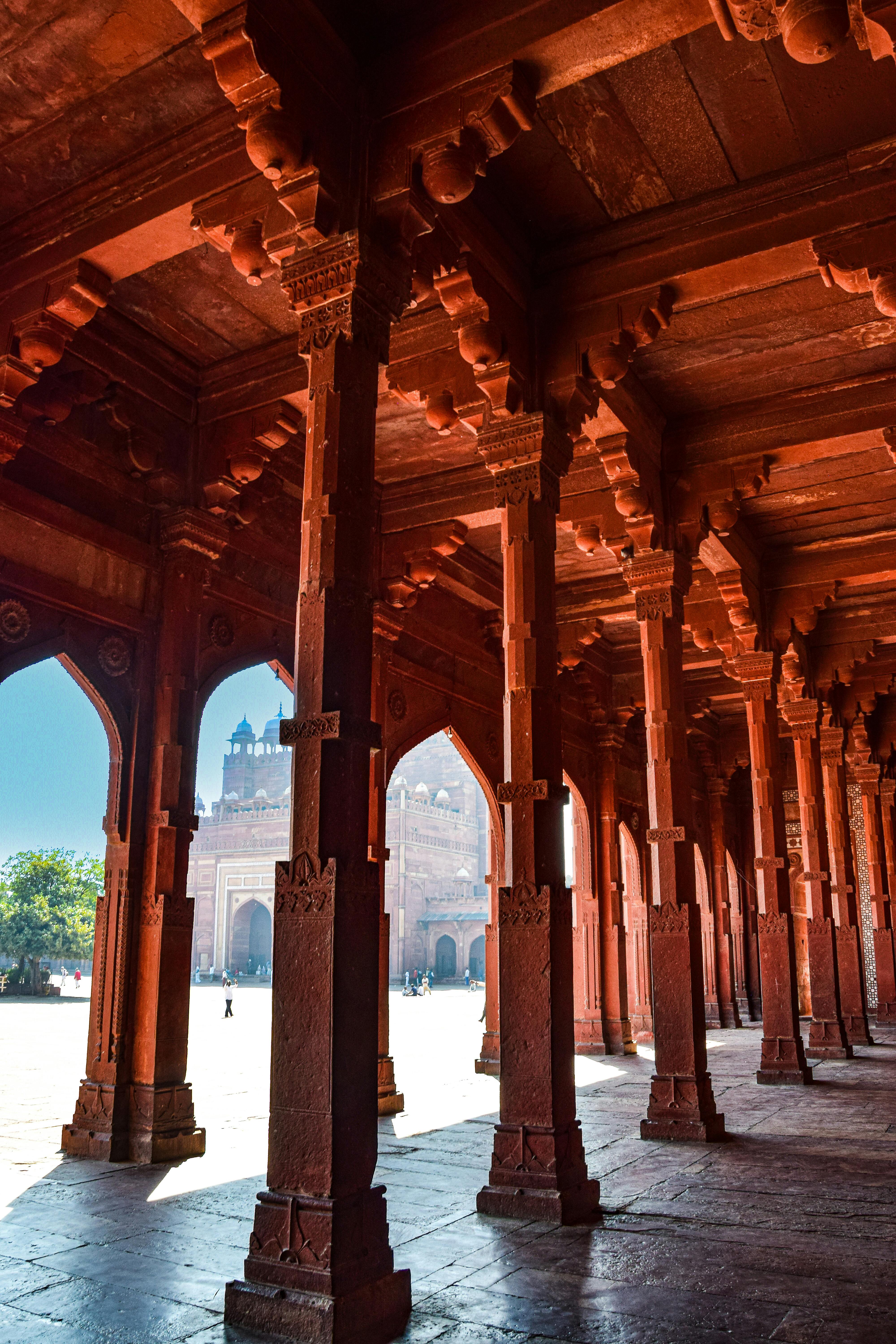 Facade of the Lahori Gate in Red Fort in Delhi, India · Free Stock Photo