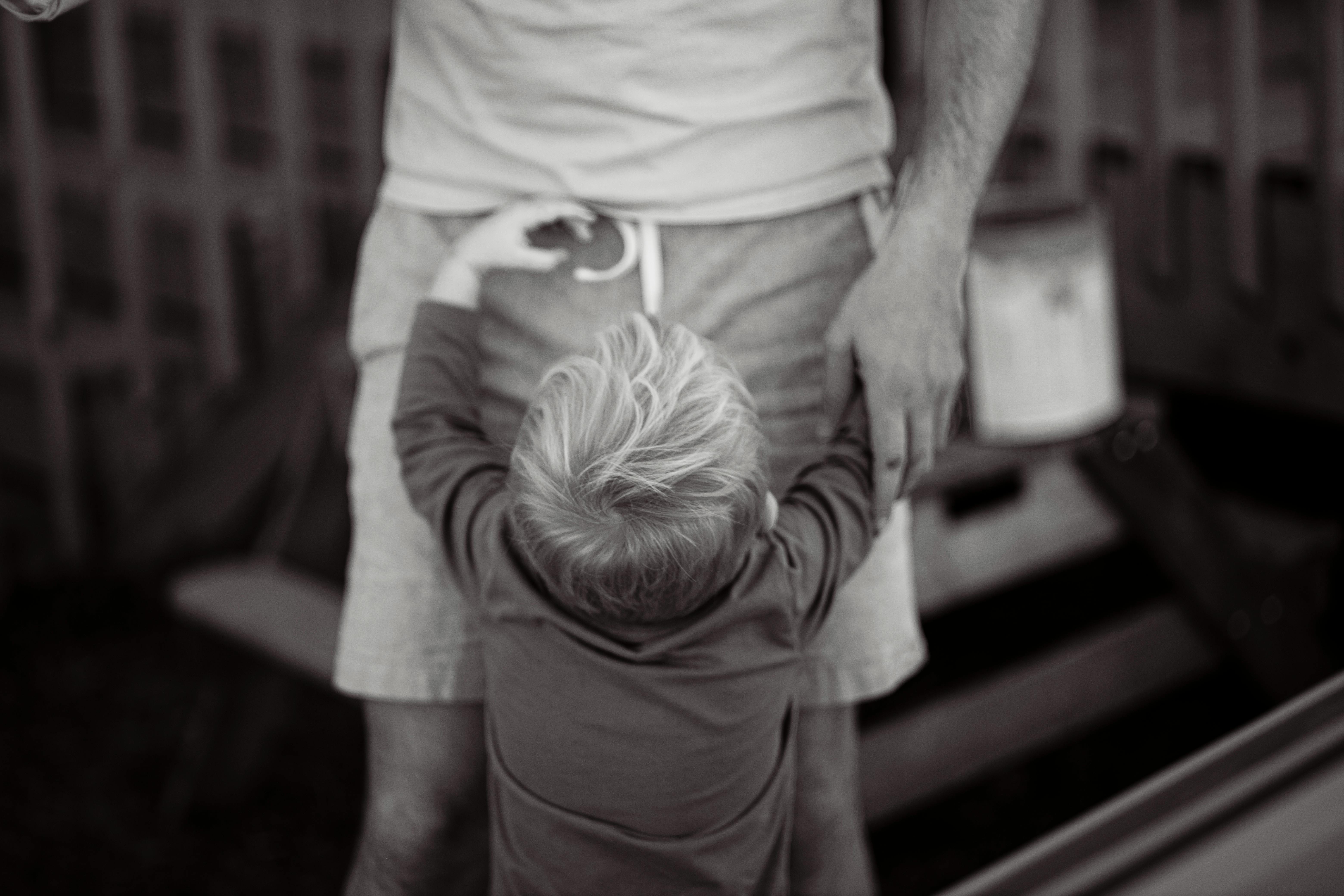 Boy Reaching out for his Father · Free Stock Photo