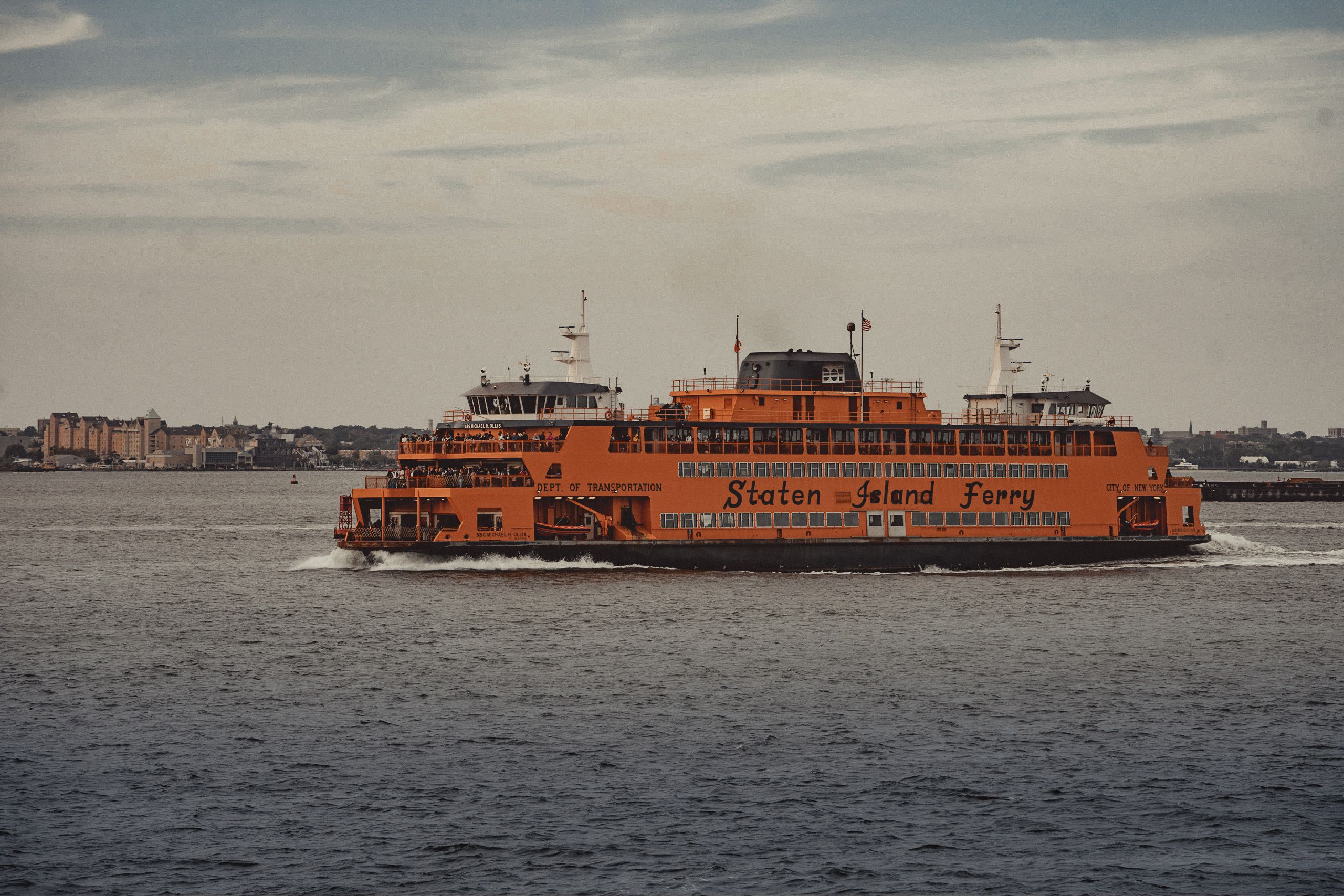 A Ferry on a Sea · Free Stock Photo