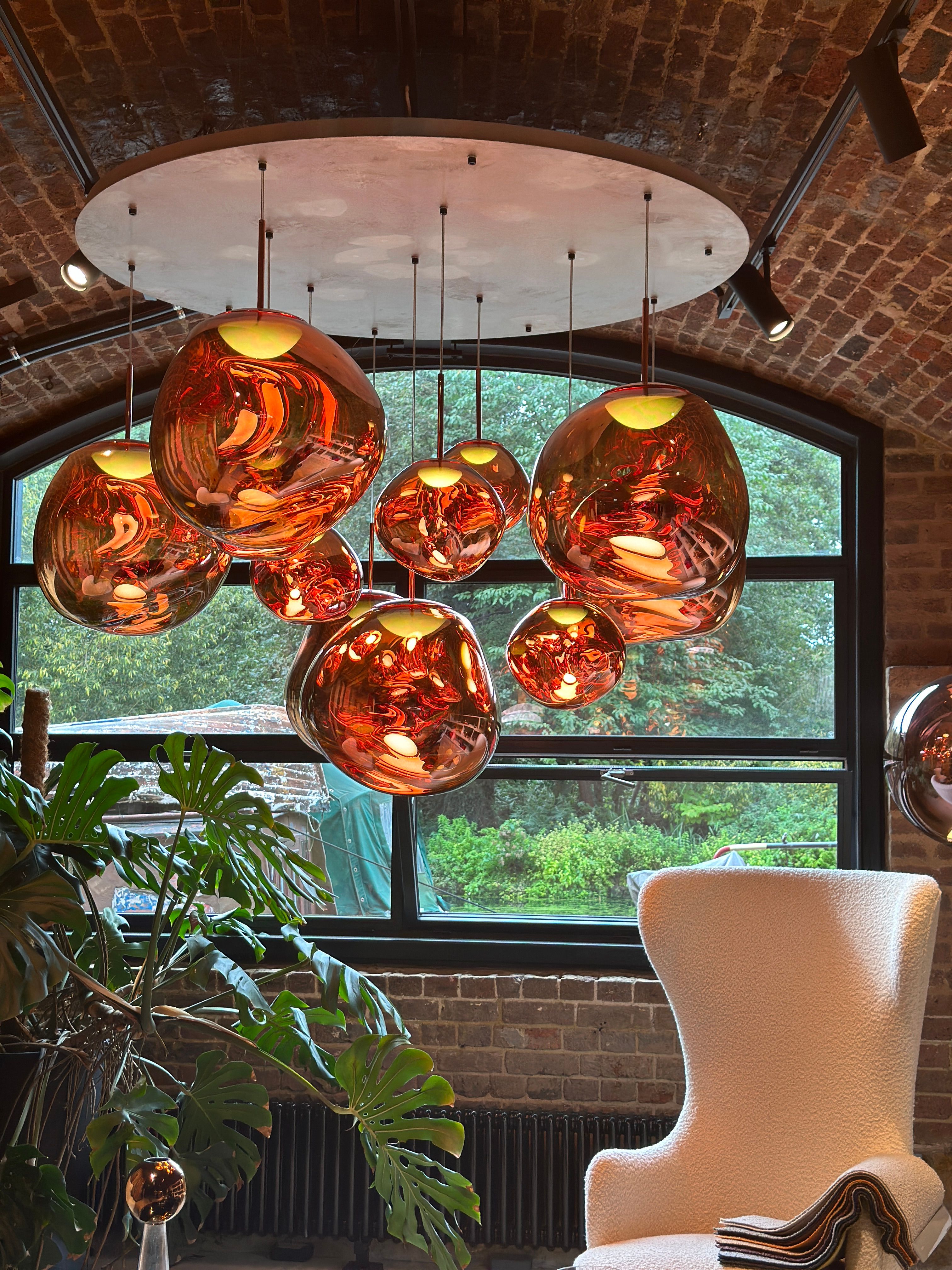 Futuristic Lamps in Room · Free Stock Photo