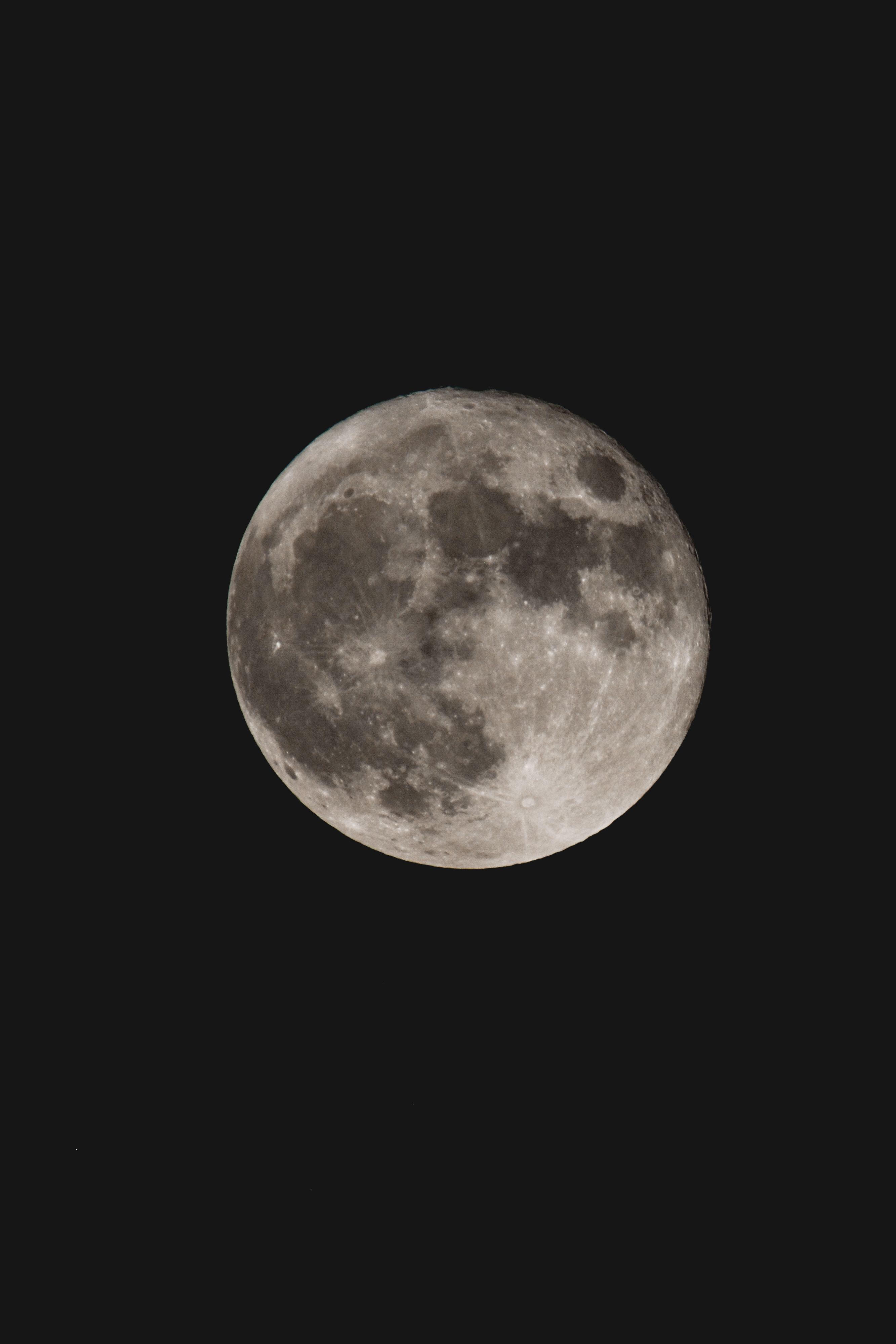 Full Moon in Space · Free Stock Photo